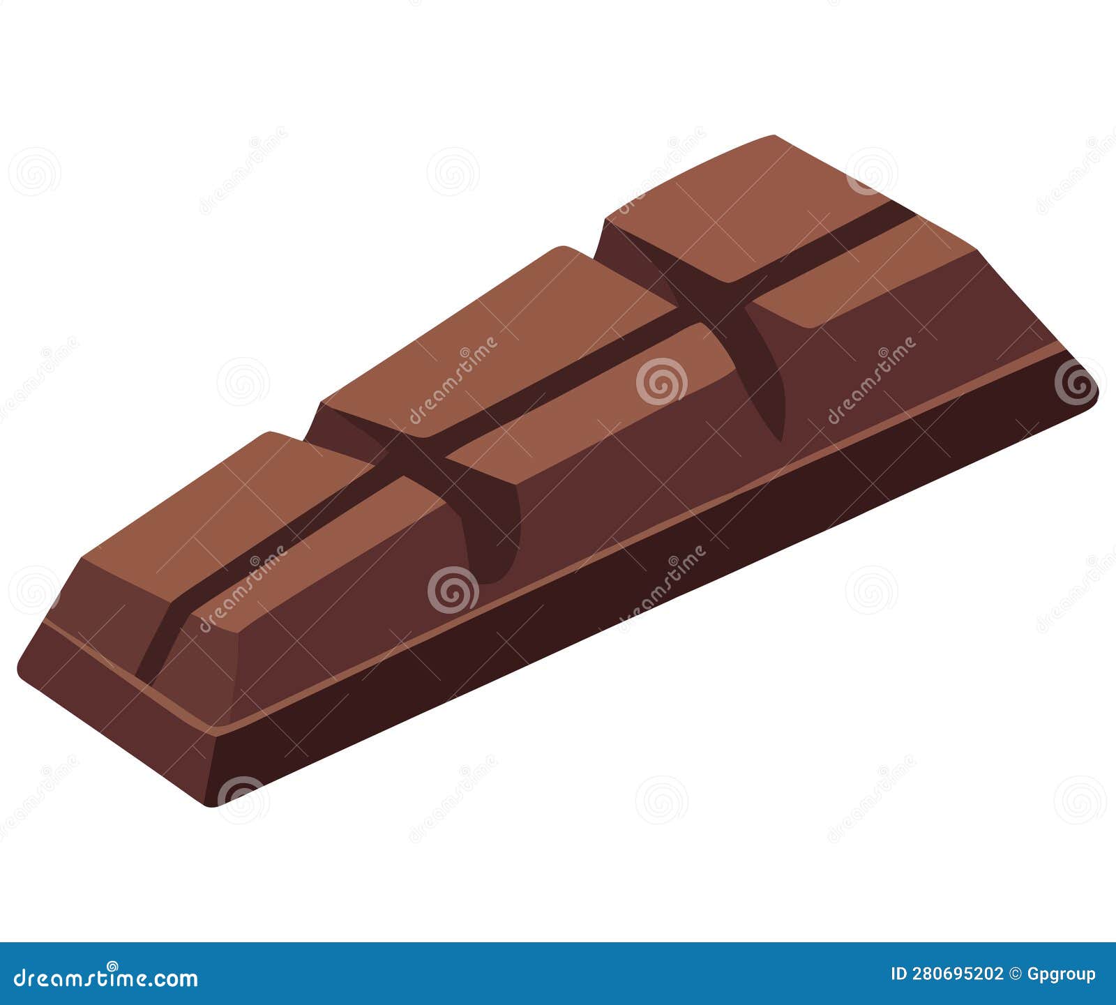 Chocolate bar illustration stock vector. Illustration of cooking ...