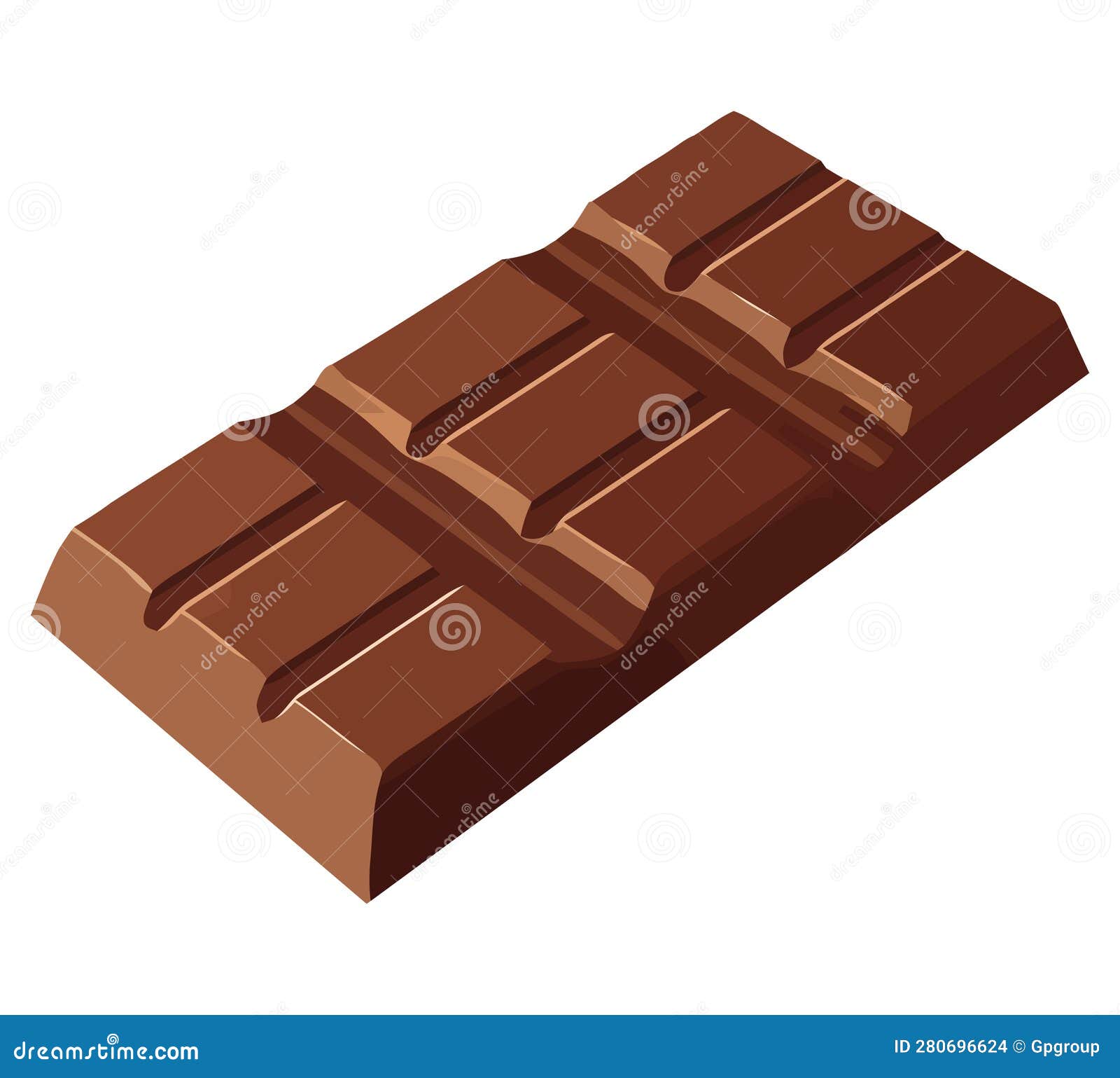Chocolate Bar Illustration Vector Stock Vector - Illustration of ...