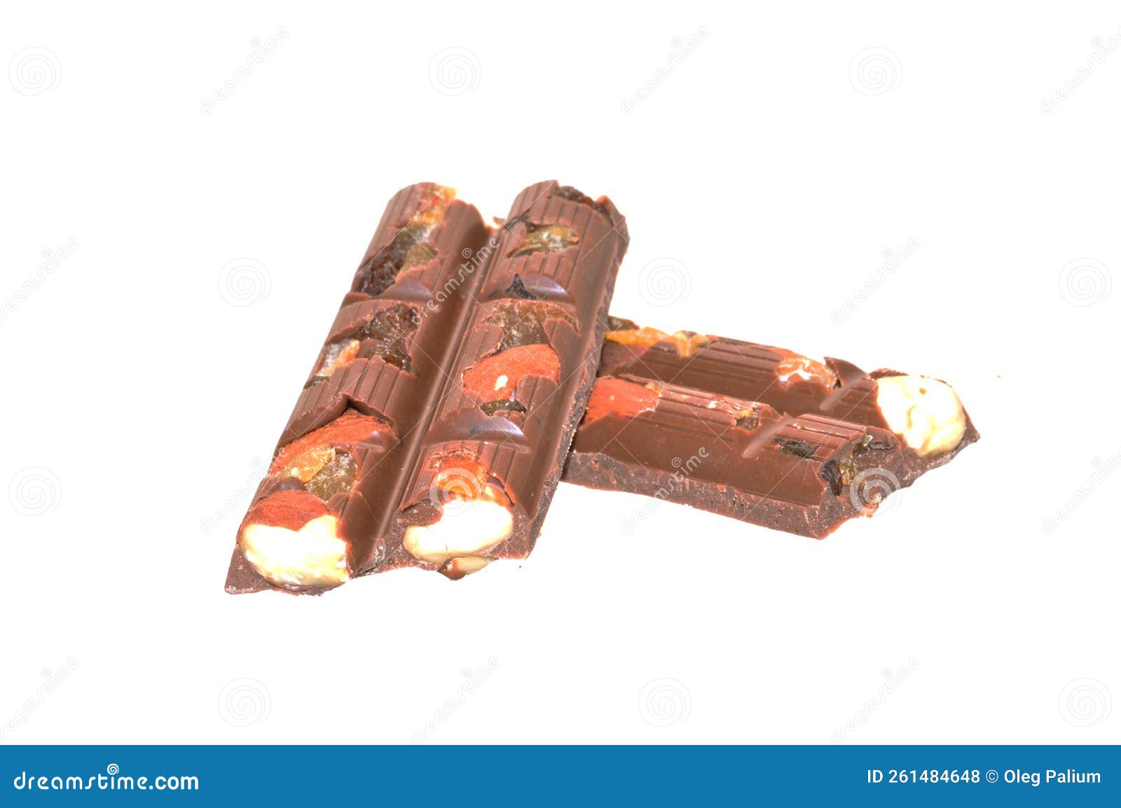 Chocolate Bar Isolated on White Background Stock Photo - Image of cacao ...