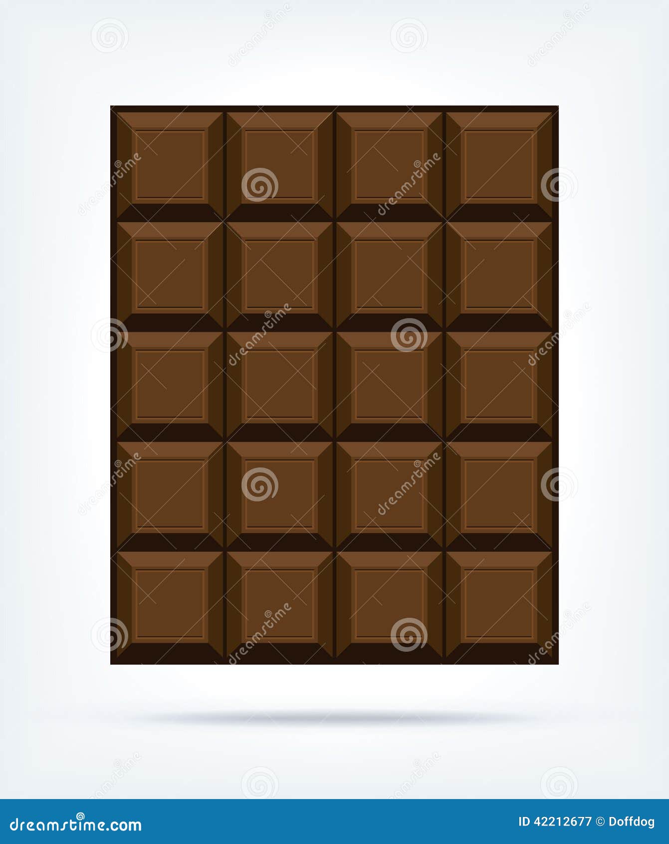 Chocolate bar stock vector. Illustration of icon, black - 42212677