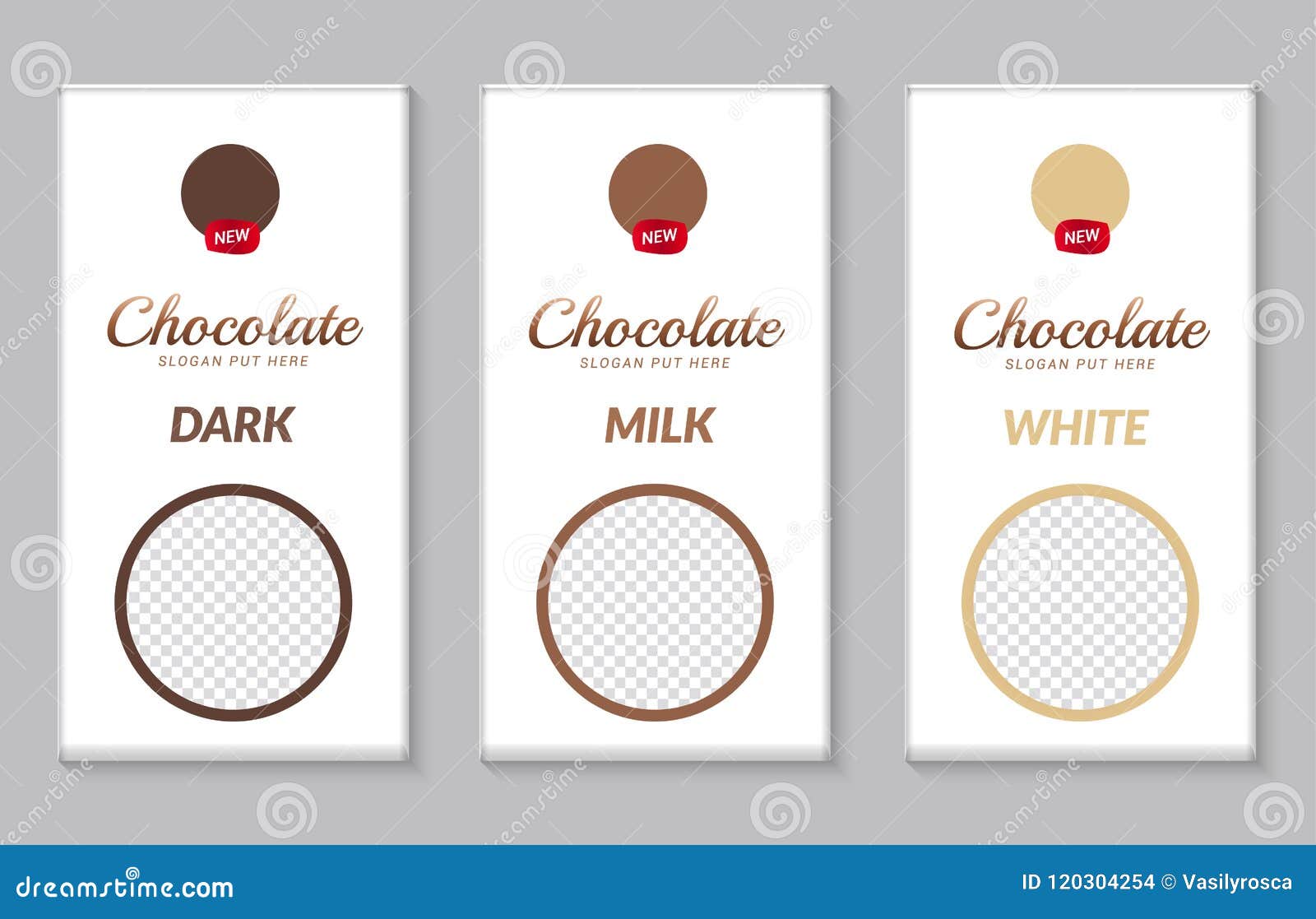 Chocolate Bar Packaging Template Design. Chocolate Branding Product ...
