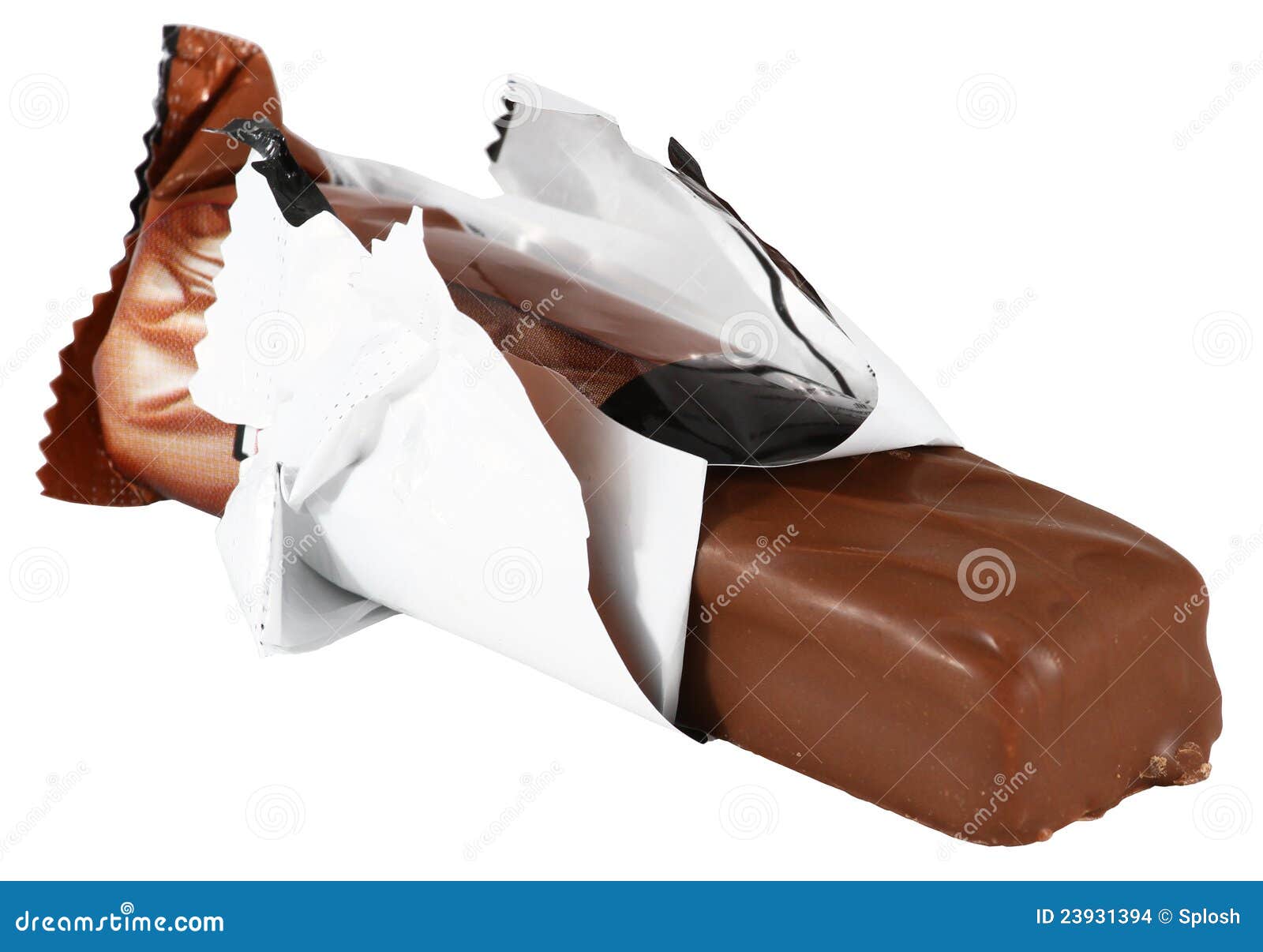 Chocolate Bar With Wrapper Stock Images - Image: 23931394