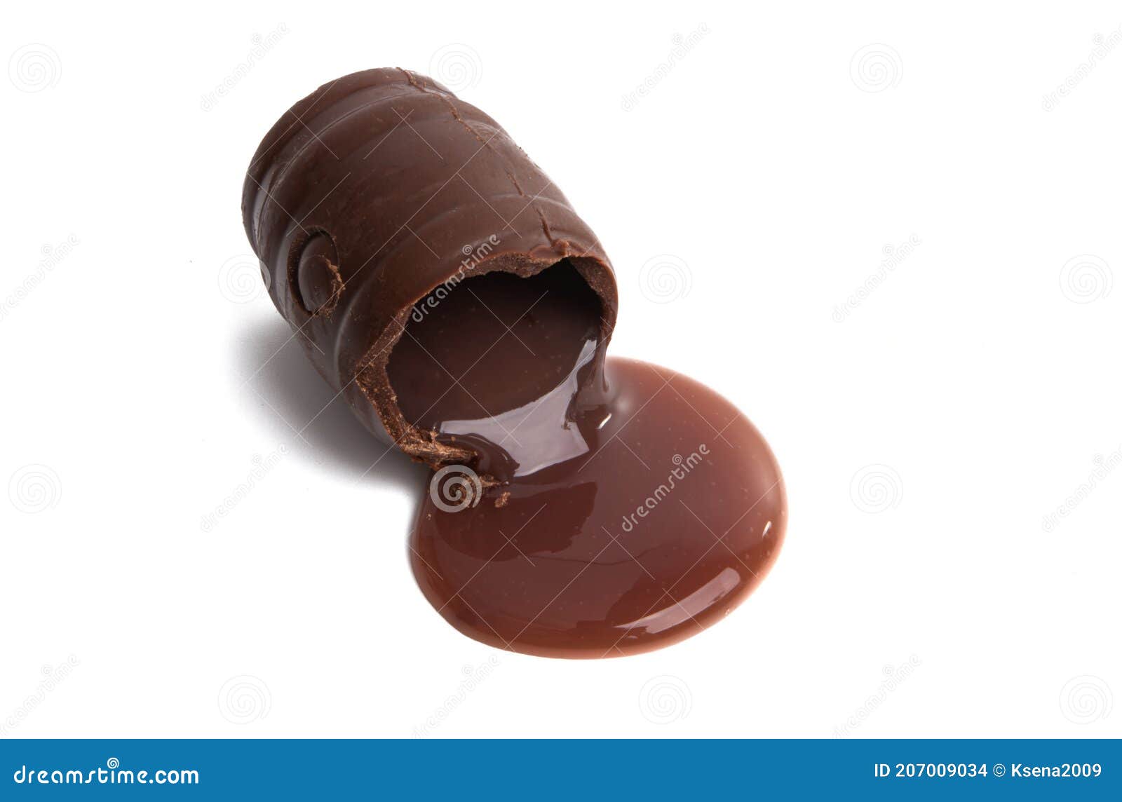 Chocolate Barrels with Liquor Isolated Stock Photo - Image of christmas ...