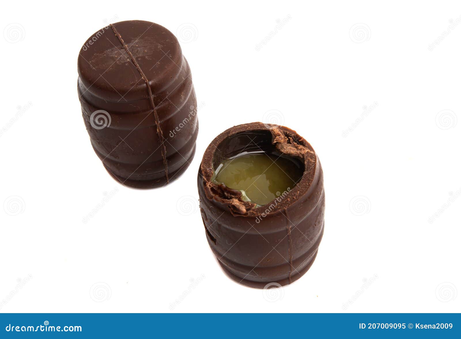 Chocolate Barrels with Liquor Isolated Stock Image - Image of whiskey ...