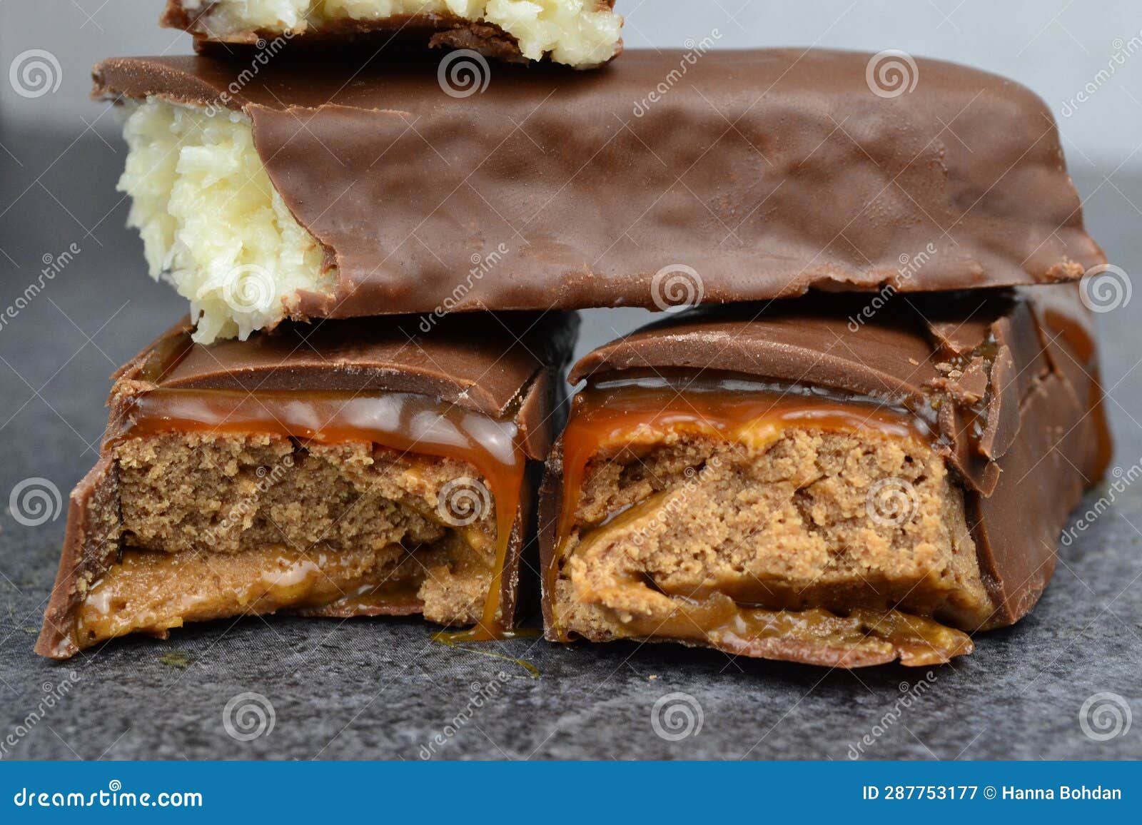 Chocolate Bars with Different Fillings Stock Image - Image of junk ...