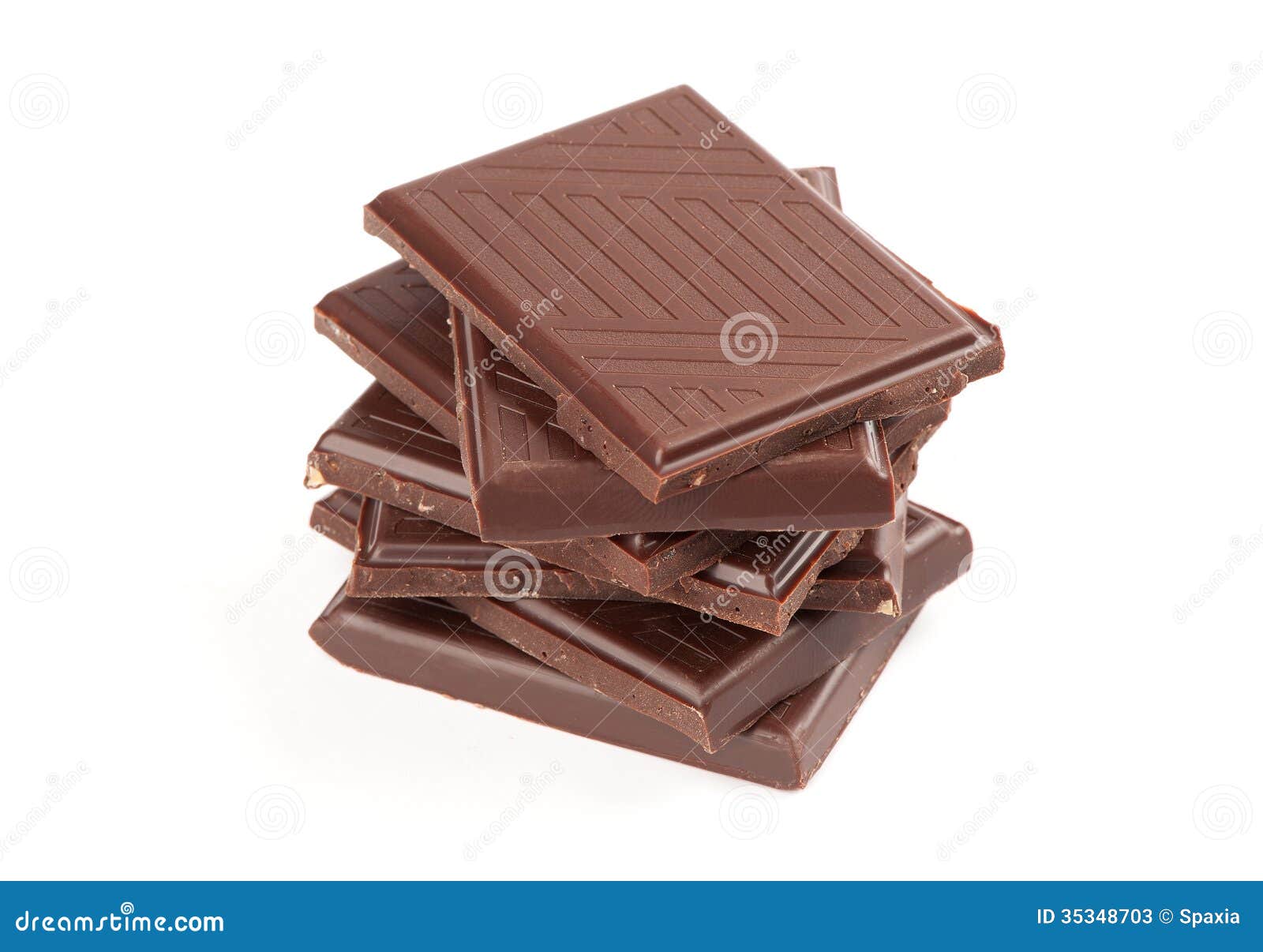 Chocolate bars stack stock image. Image of cutout, antioxidant - 35348703