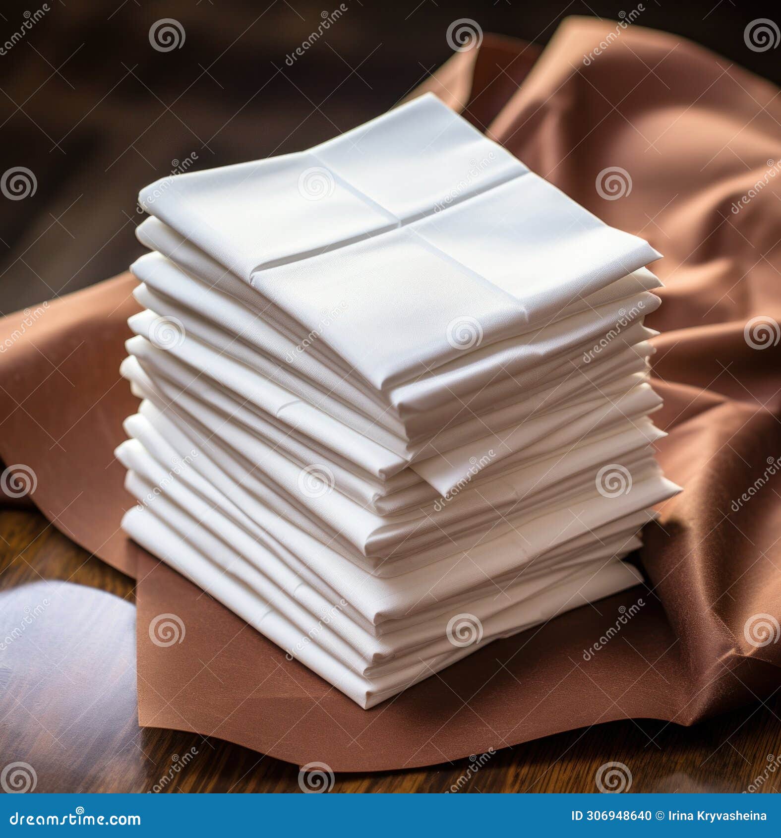 Chocolate Bars Stacked on a Sheet of White Tissue Paper Stock Photo ...