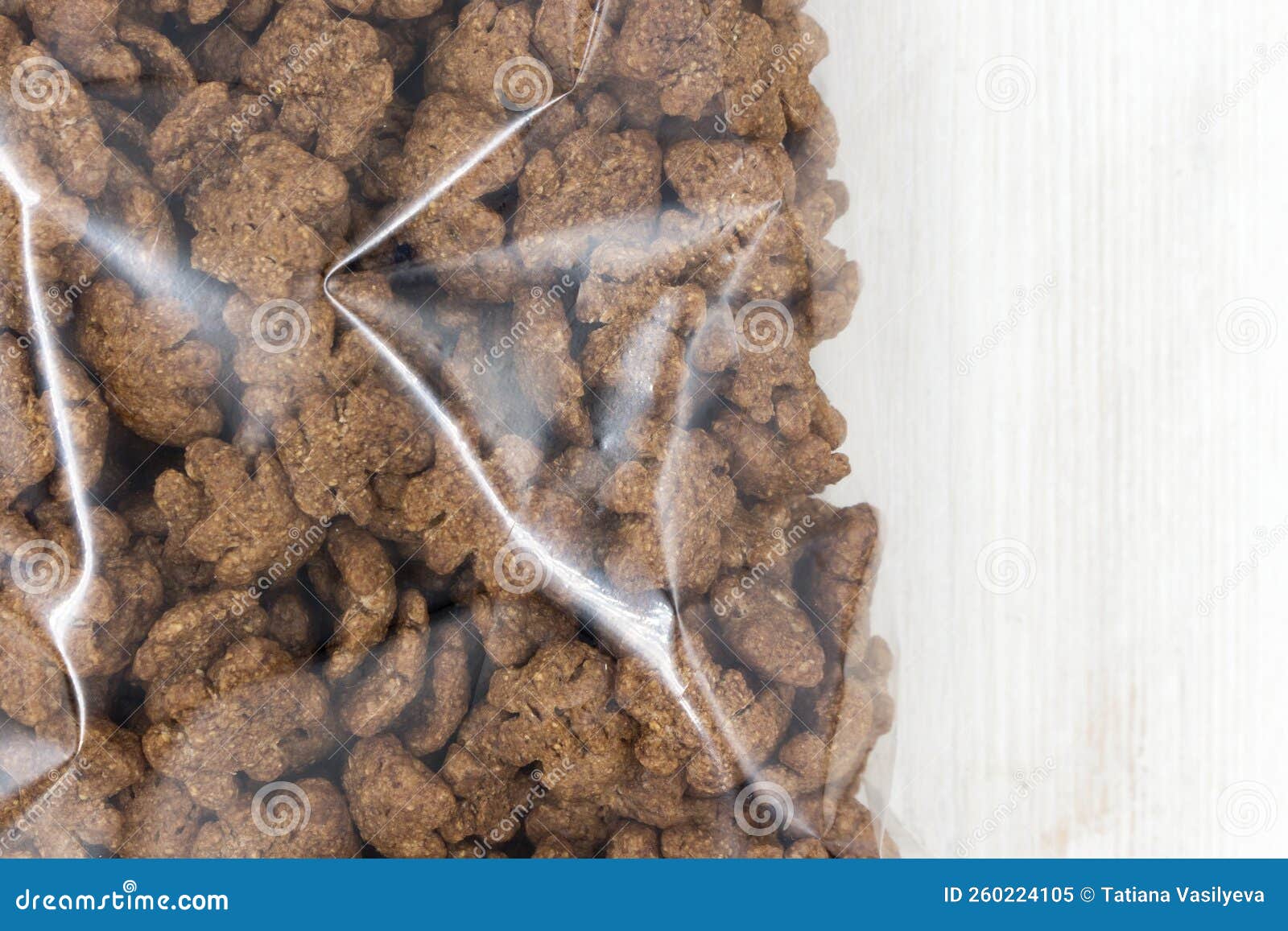 Chocolate Bears Breakfast Cereal Packaging Plastic Bag Stock Image ...