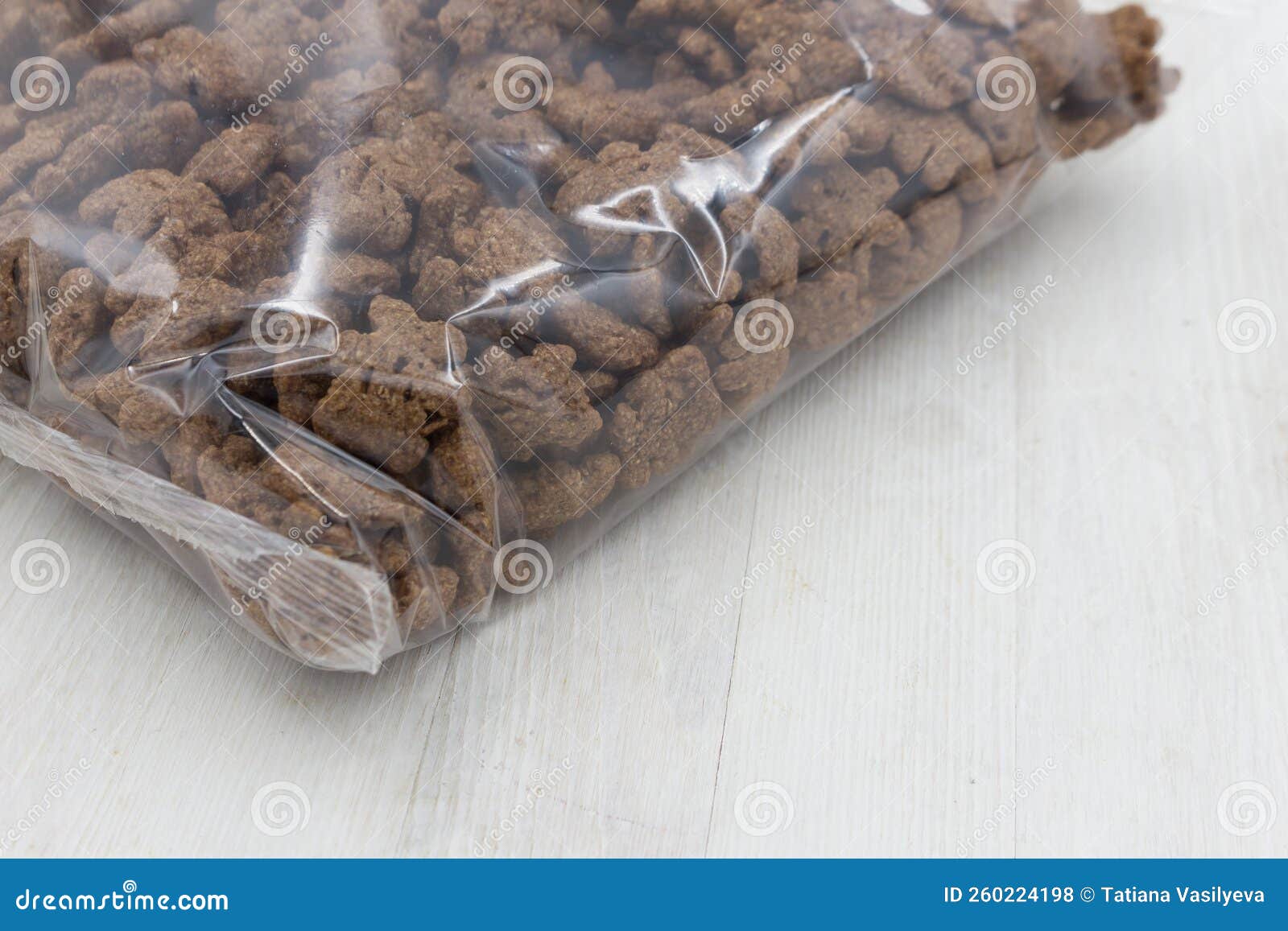 Chocolate Bears Breakfast Cereal Packaging Plastic Bag Stock Photo ...