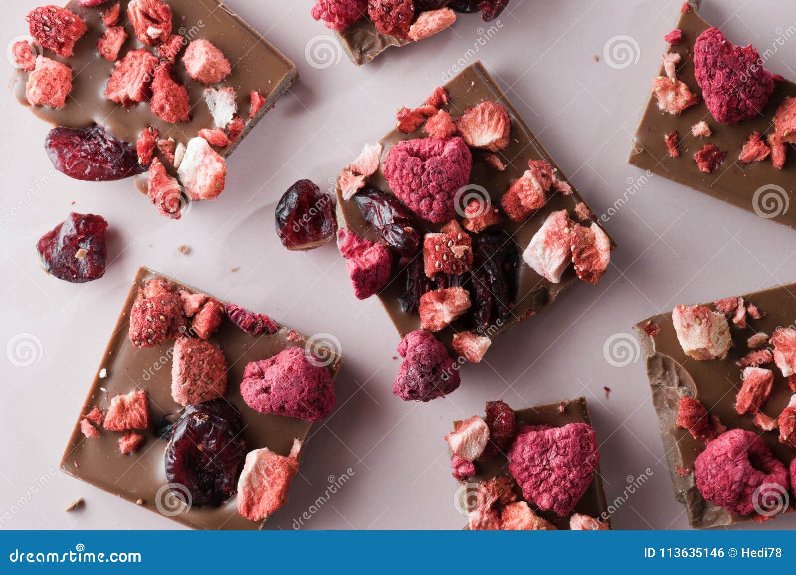 Chocolate with berries stock photo. Image of berry, berries - 113635146