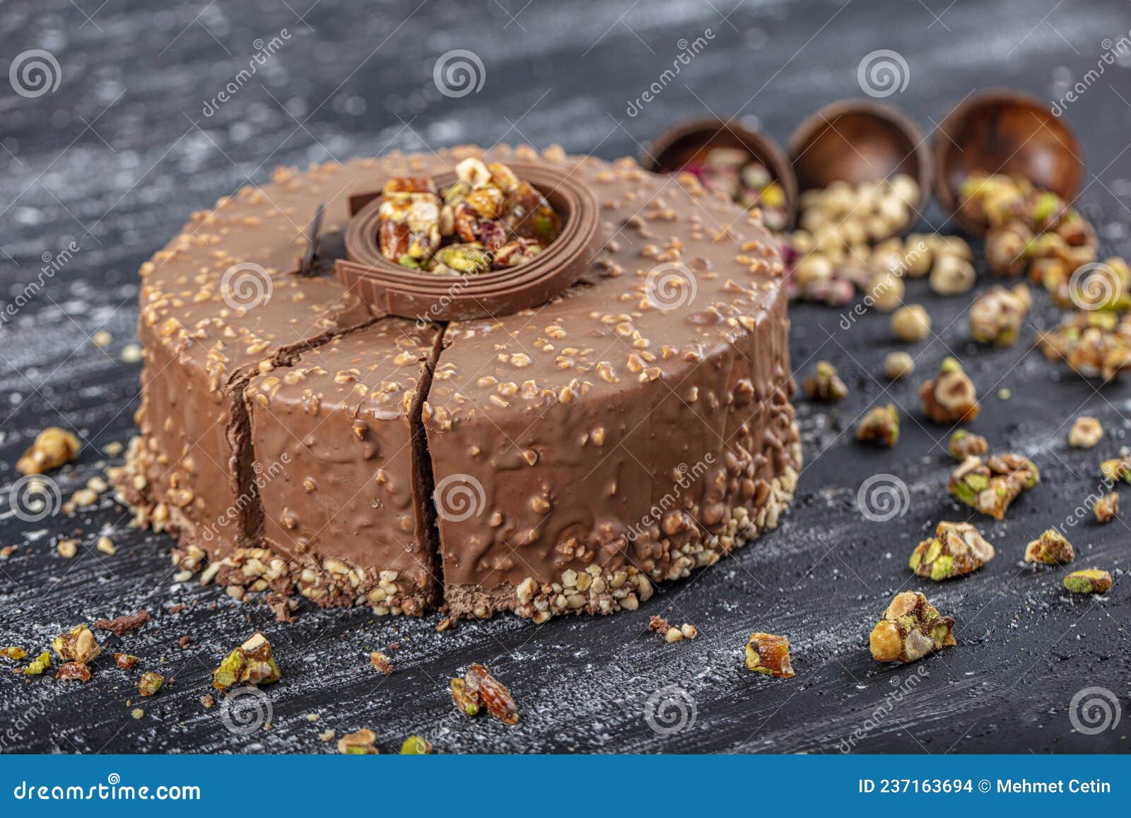 Chocolate Birthday Cake with Croquant. Age Cakes Chocolate Caramel ...