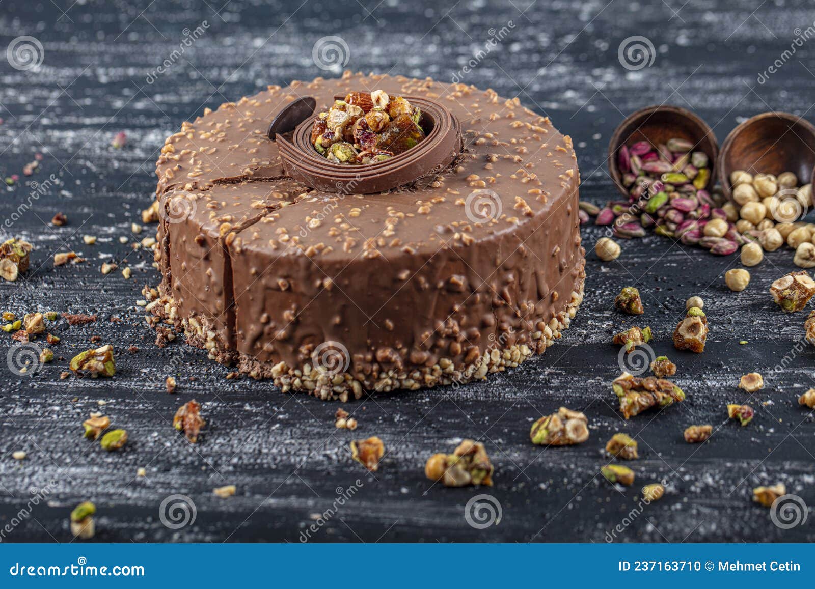 Chocolate Birthday Cake with Croquant. Age Cakes Chocolate Caramel ...