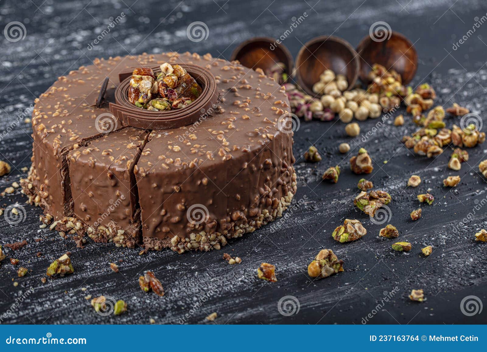 Chocolate Birthday Cake with Croquant. Age Cakes Chocolate Caramel ...