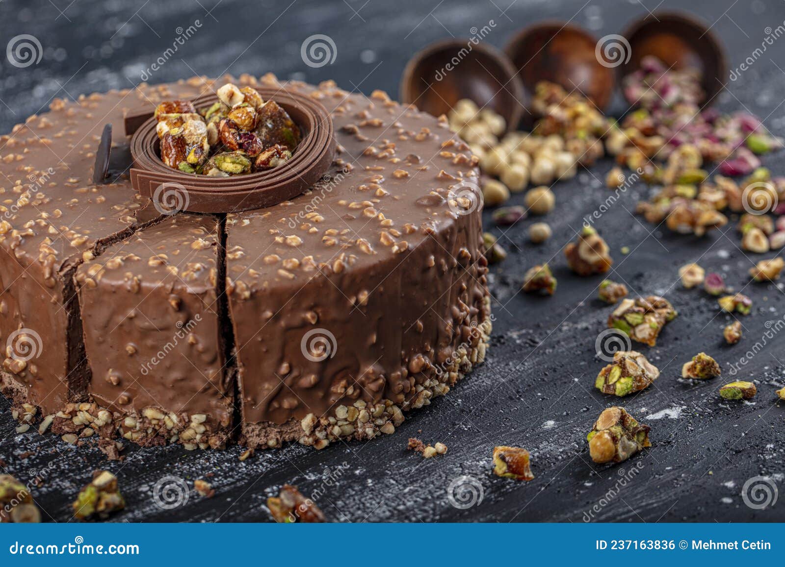 Chocolate Birthday Cake with Croquant. Age Cakes Chocolate Caramel ...