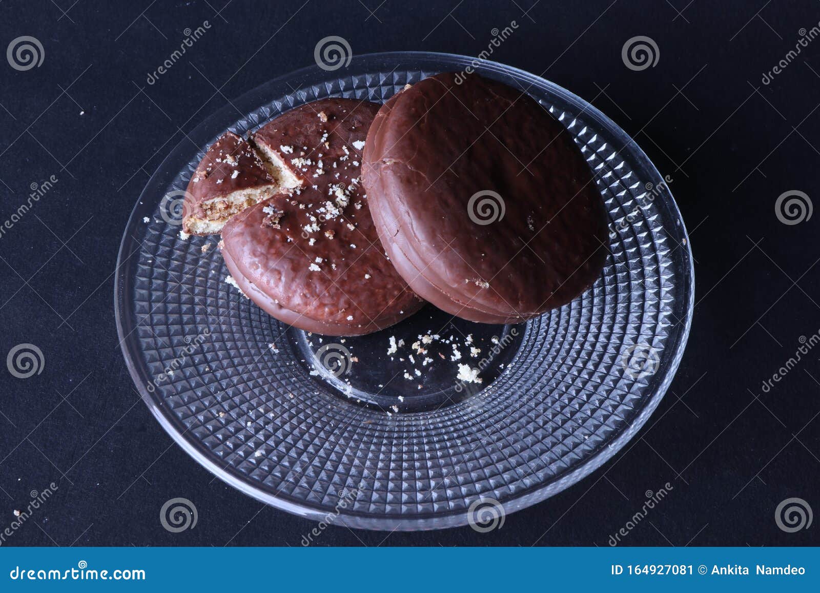 Chocolate Biscuit Brown Color with Layers Stock Image - Image of sweet ...