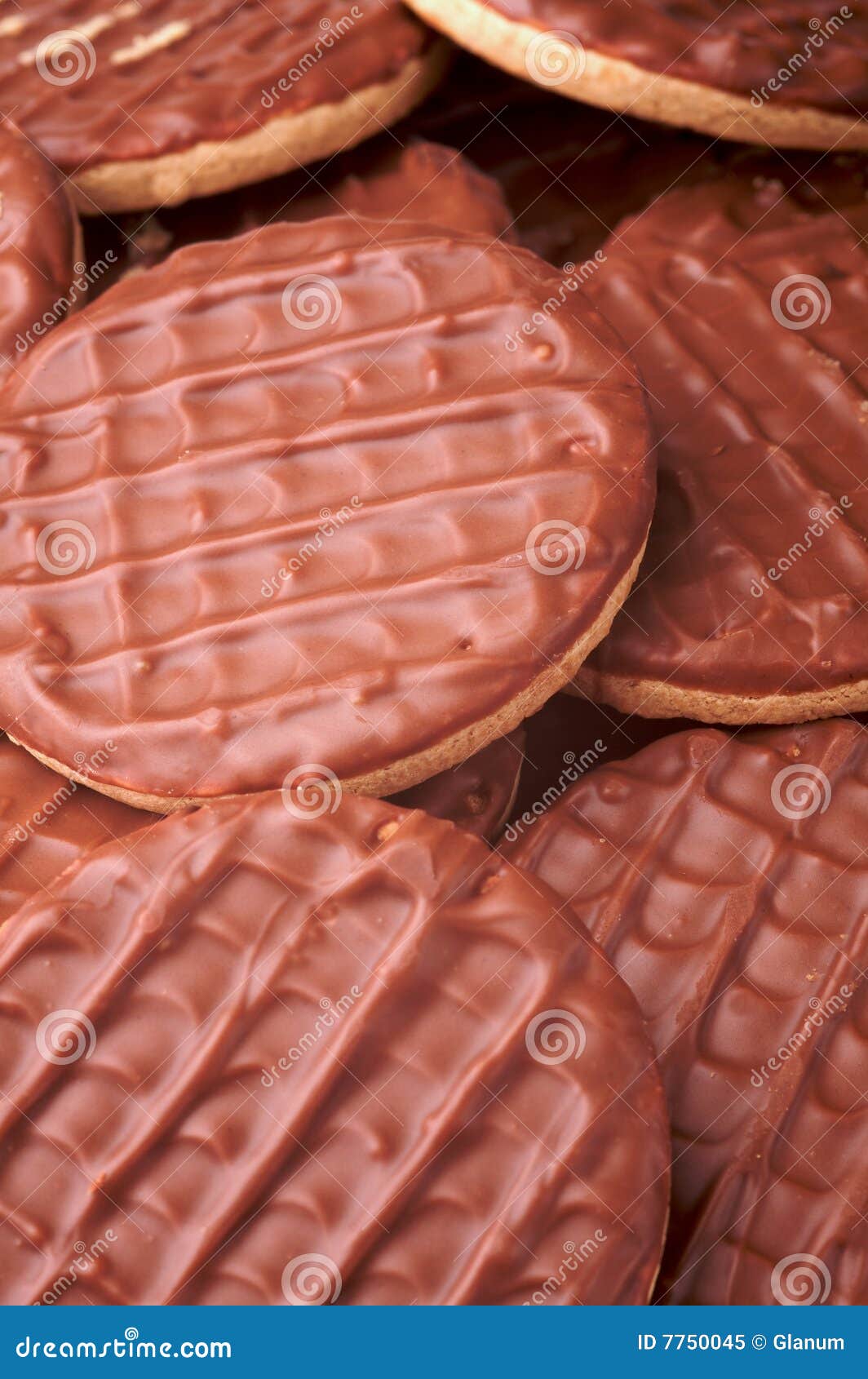 Chocolate biscuits stock image. Image of delicious, fattening - 7750045