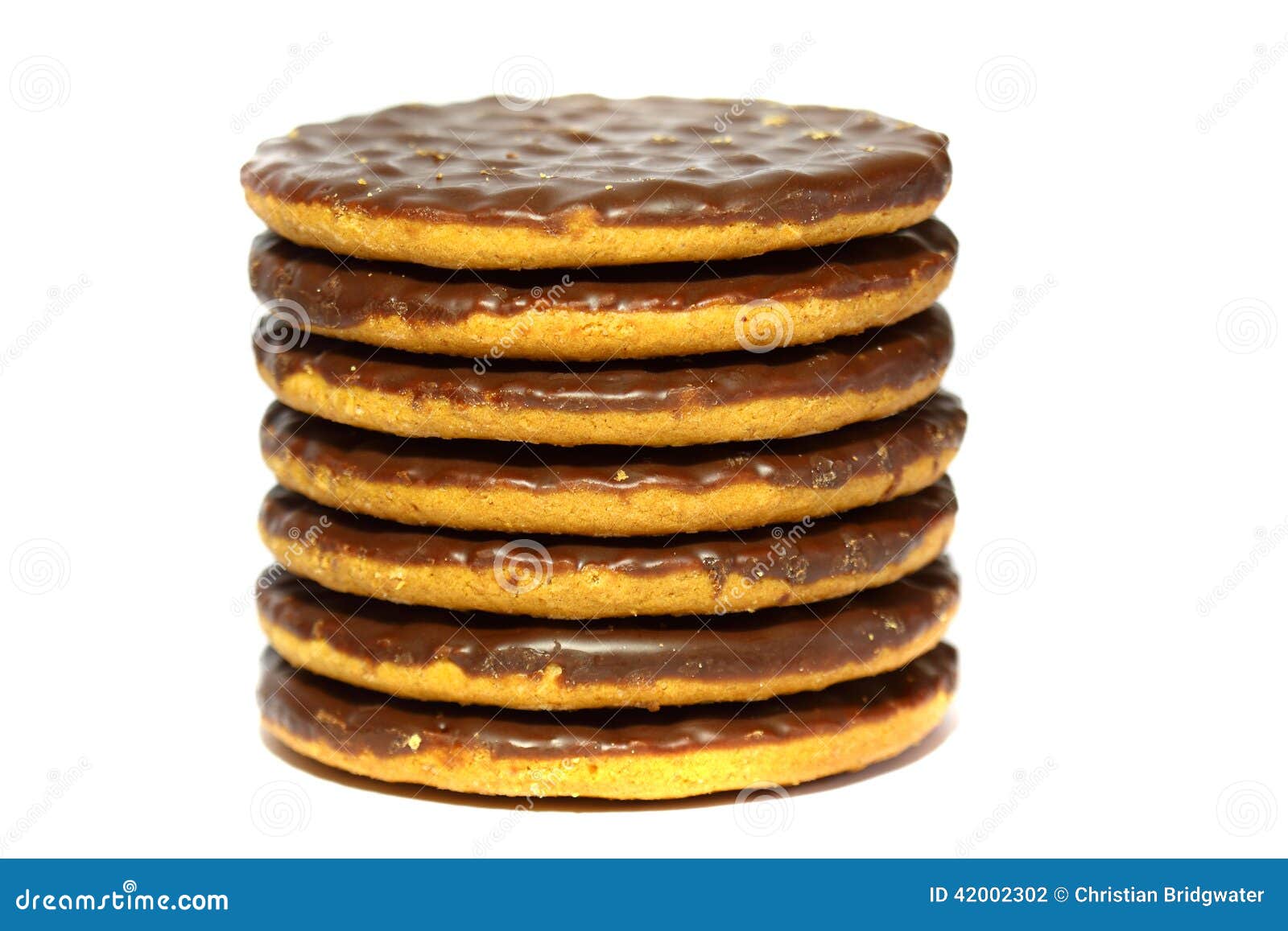 Chocolate biscuits B stock photo. Image of white, nice - 42002302