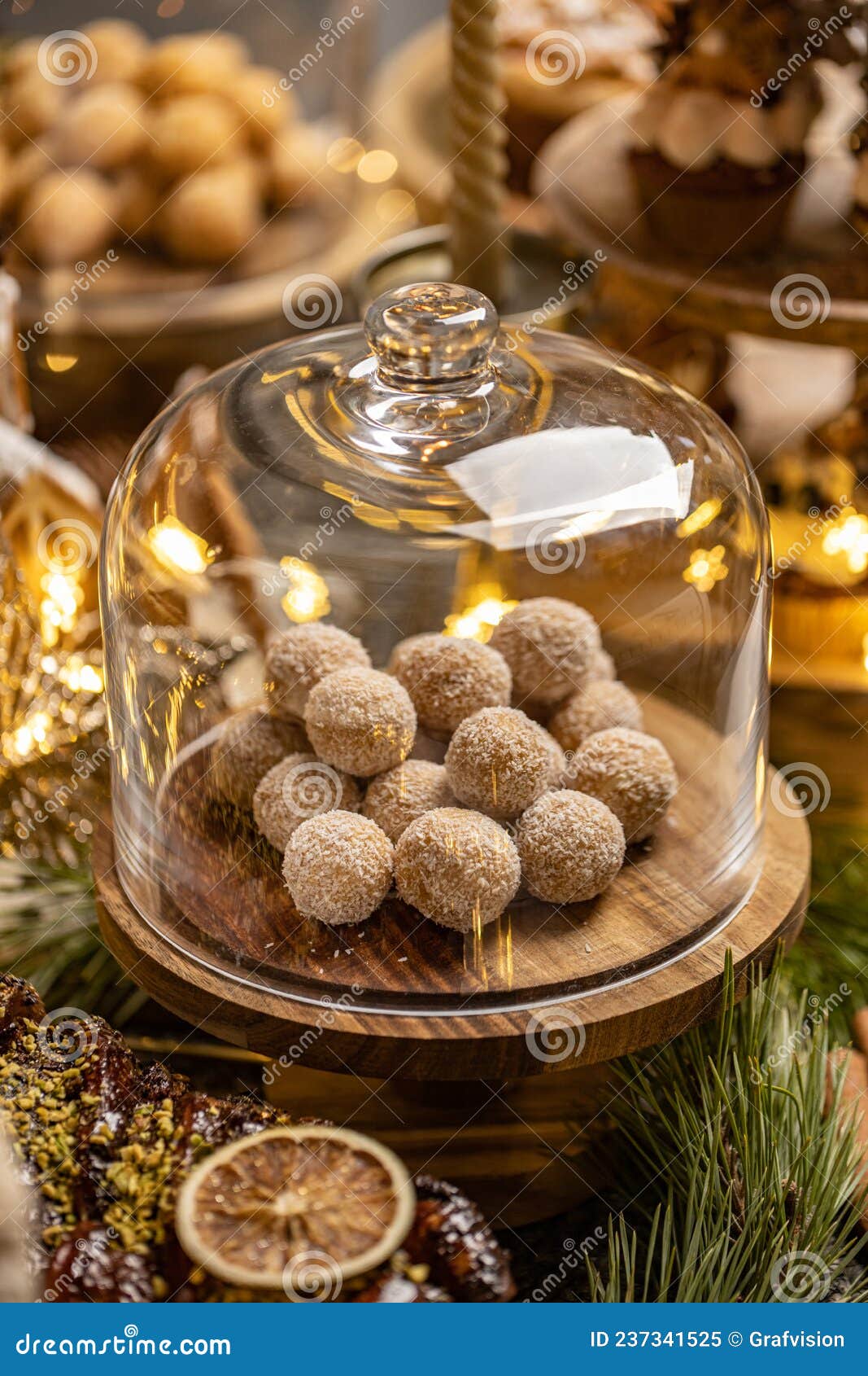 Chocolate and Biscuits Balls Stock Image - Image of confectionery ...