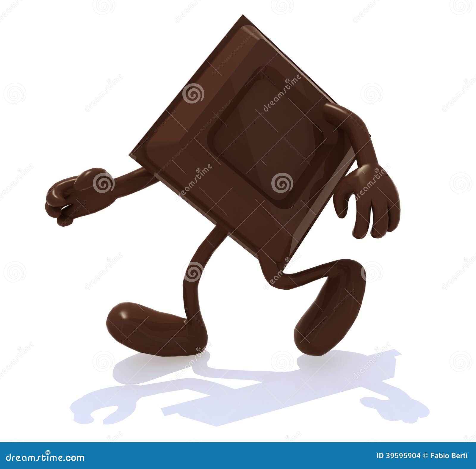 Chocolate Block Vector Illustration | CartoonDealer.com #12777368