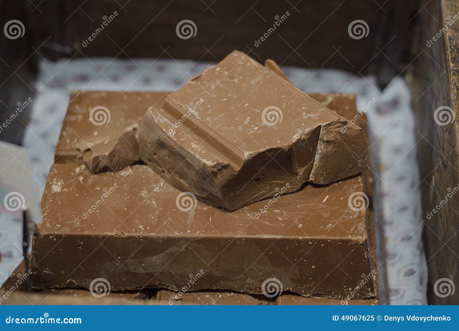 Chocolate block stock image. Image of cook, diet, chunks - 49067625
