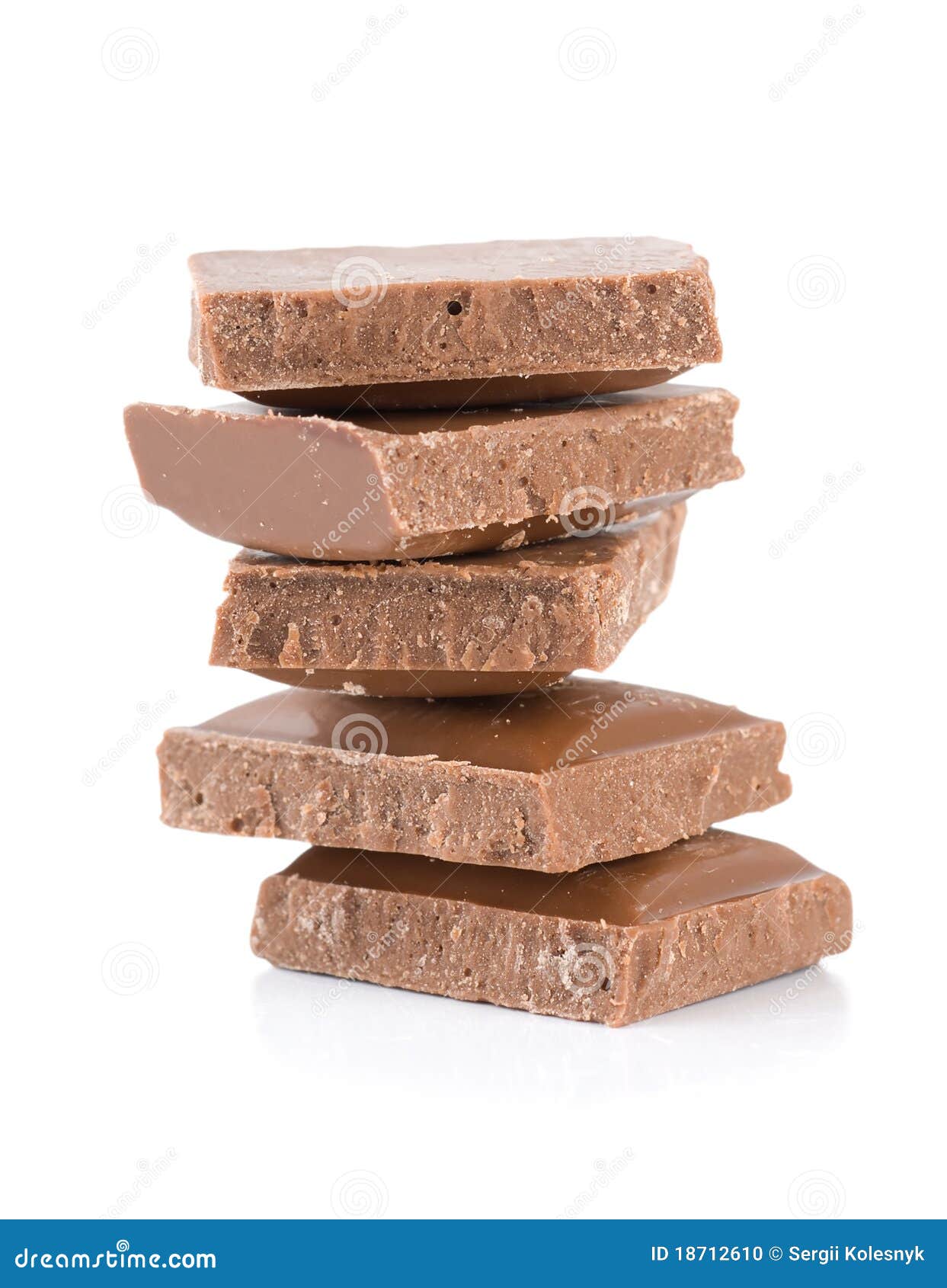 Chocolate blocks stock photo. Image of brown, macro, milk - 18712610