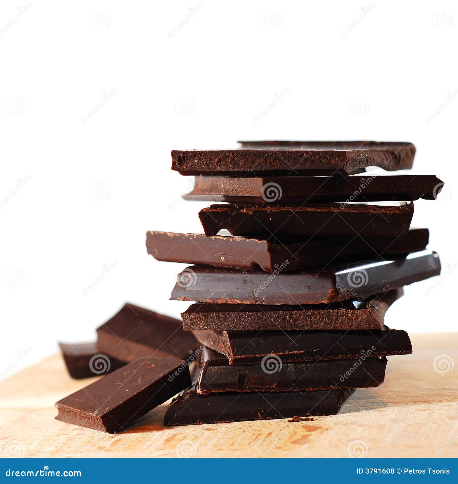 Chocolate blocks stock photo. Image of calories, indulge - 3791608