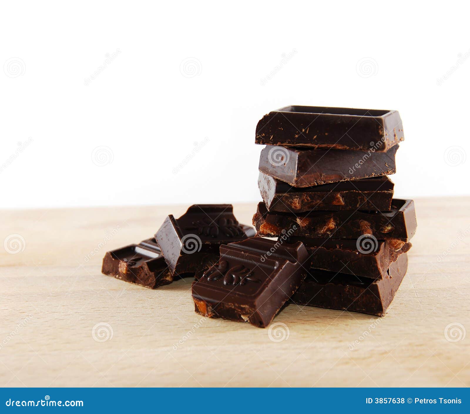 Chocolate blocks stock photo. Image of sweet, delicious - 3857638