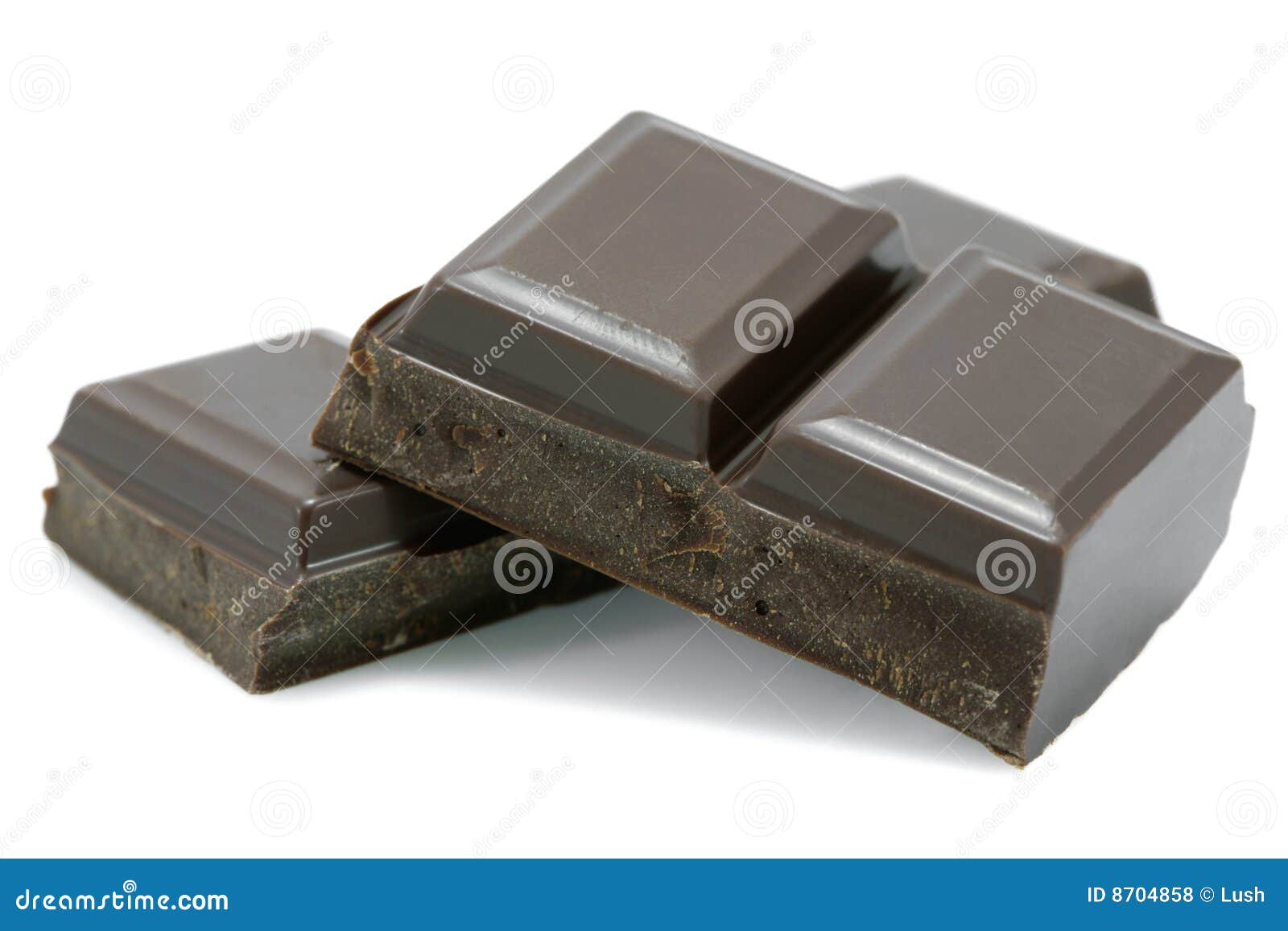 Chocolate blocks stock photo. Image of dessert, gourmet - 8704858