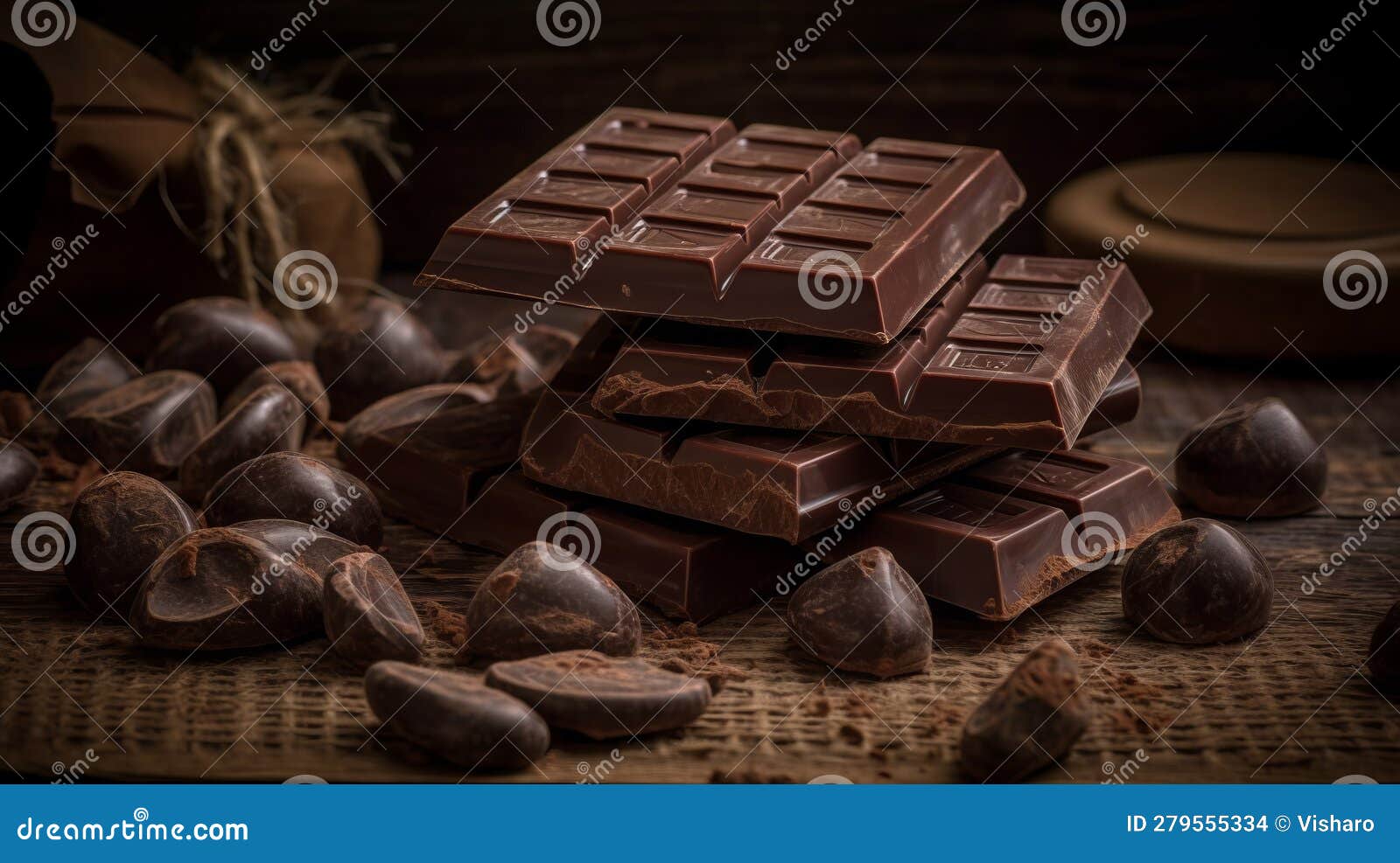 Chocolate Blocks Splashing Into A Liquid Chocolate Splash Burst Royalty ...