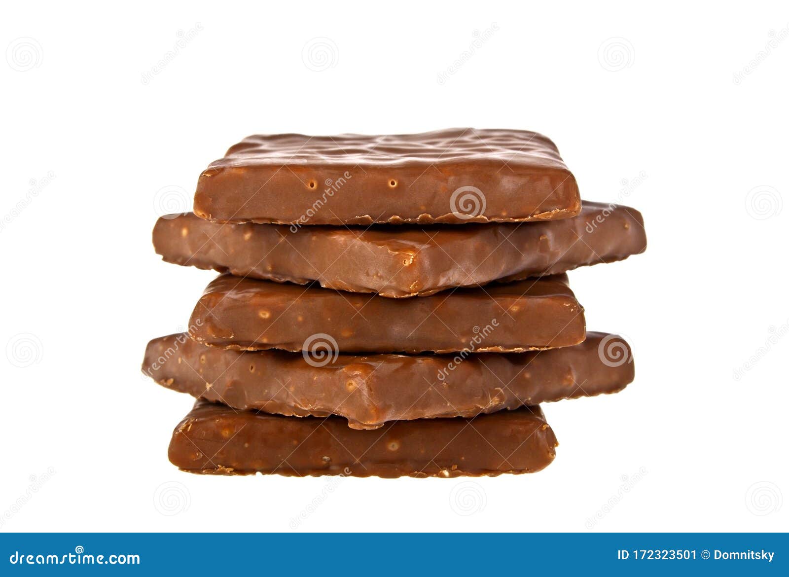 Chocolate Blocks Stack on White Background Stock Image - Image of stack ...