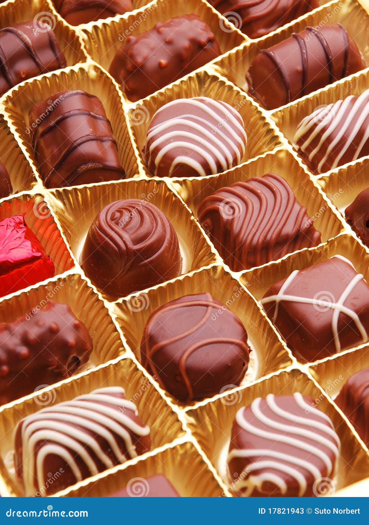 Chocolate bon bons stock image. Image of birthday, valentine - 17821943