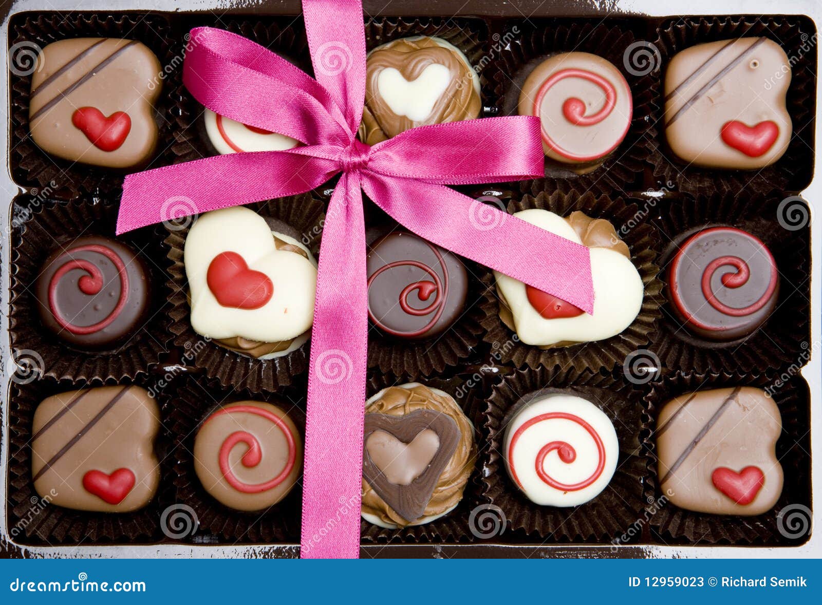 Chocolate box stock image. Image of chocolate, celebrations - 12959023