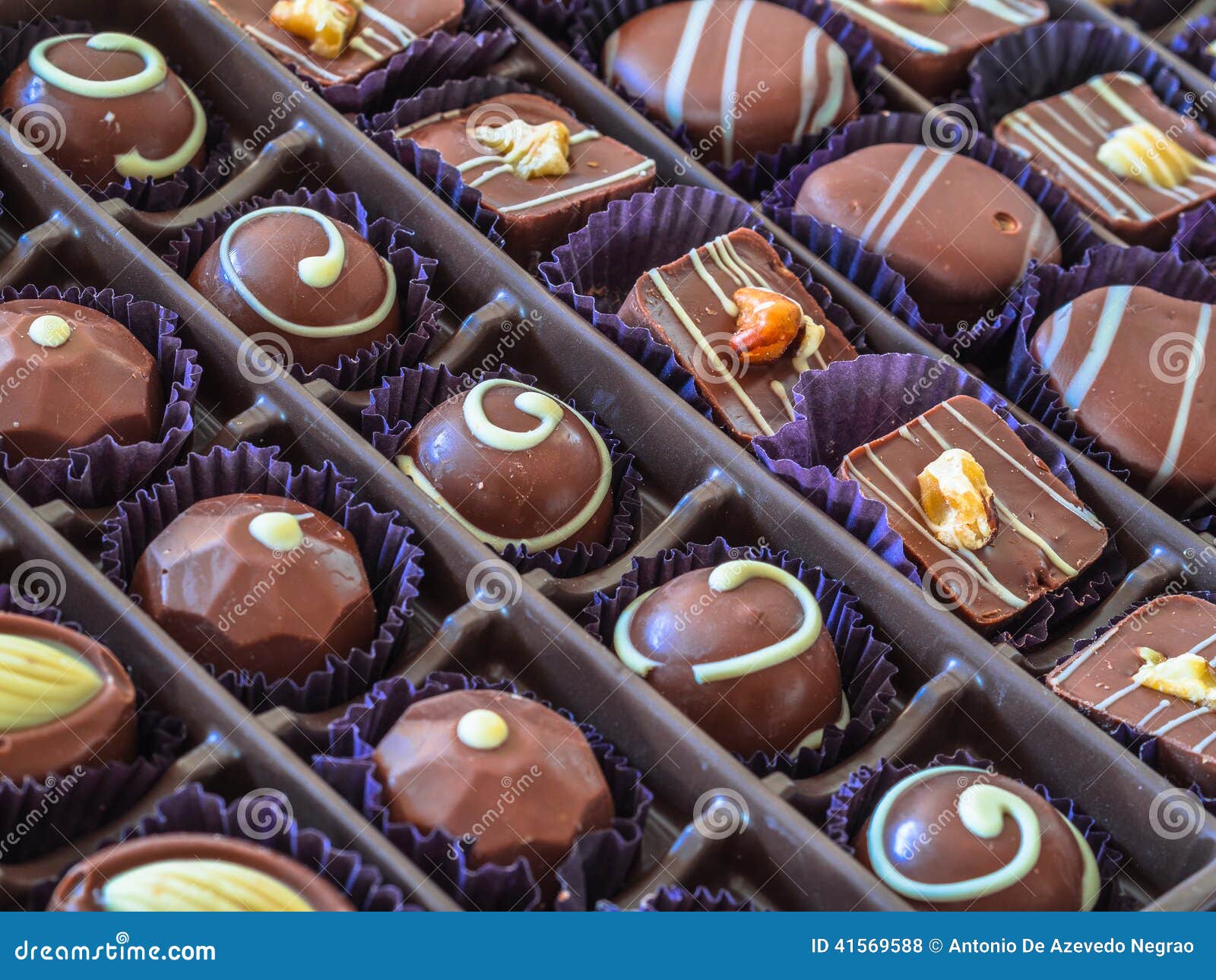 Chocolate box stock photo. Image of handmade, sweets - 41569588