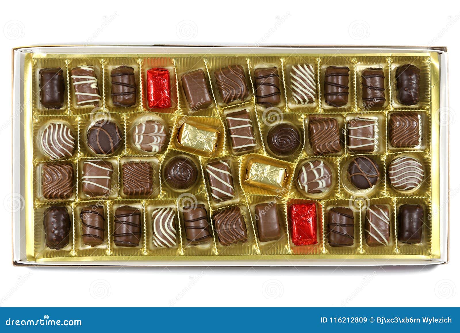 Chocolate box stock image. Image of pralines, luxury - 116212809
