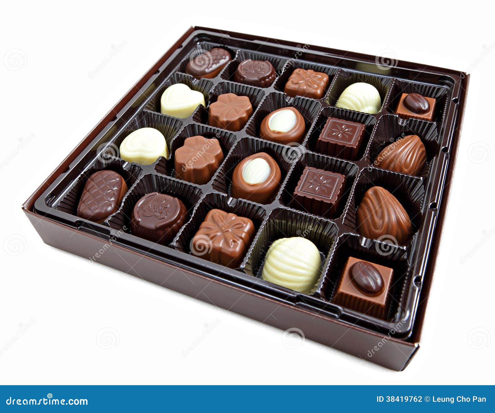 Chocolate box stock photo. Image of collection, dessert - 38419762
