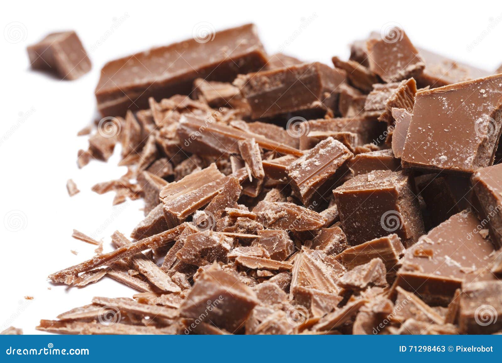 Chocolate Broken stock image. Image of parts, milk, chocolate - 71298463