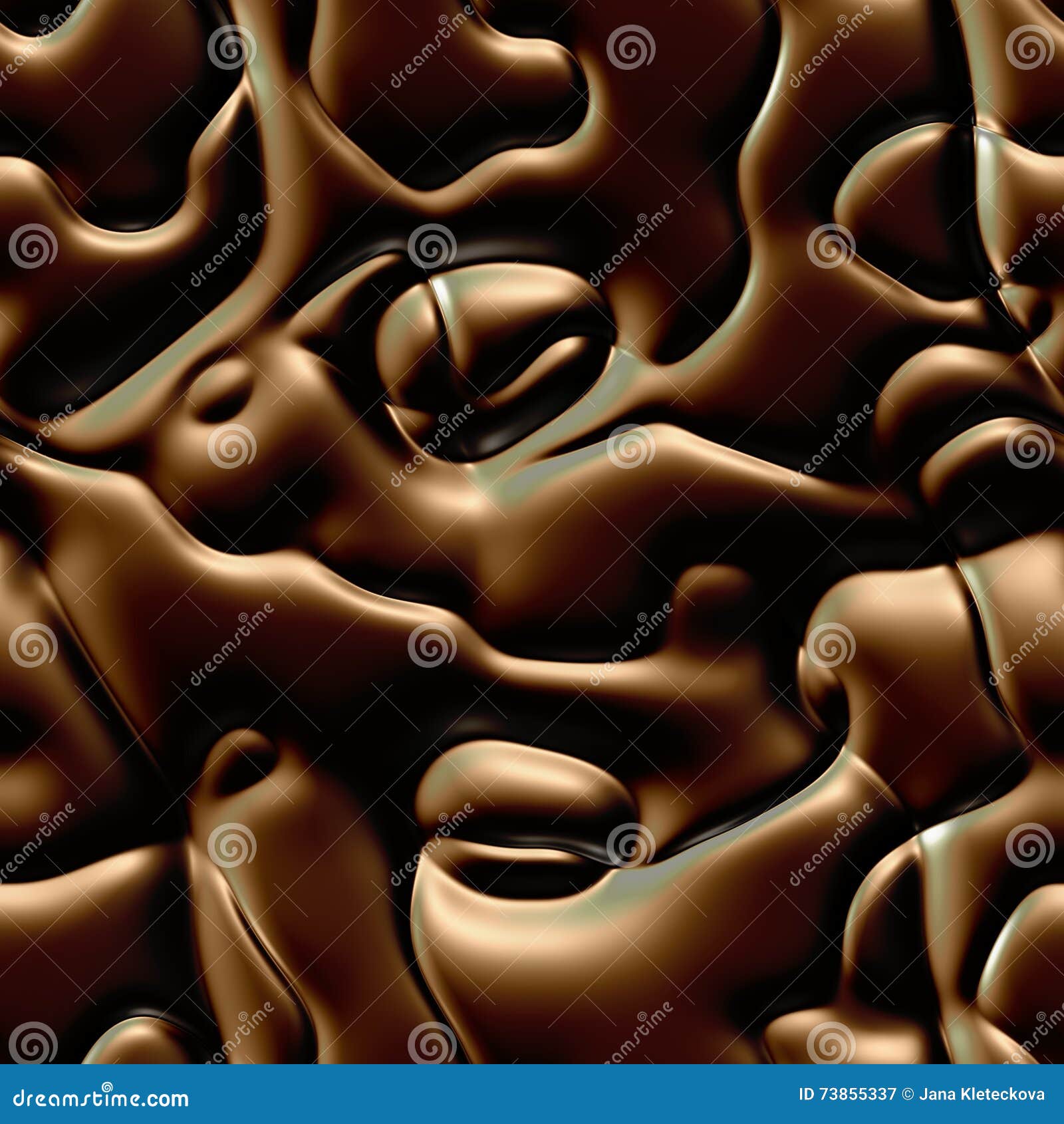 Chocolate Brown Abstract Pattern Stock Illustration - Illustration of ...