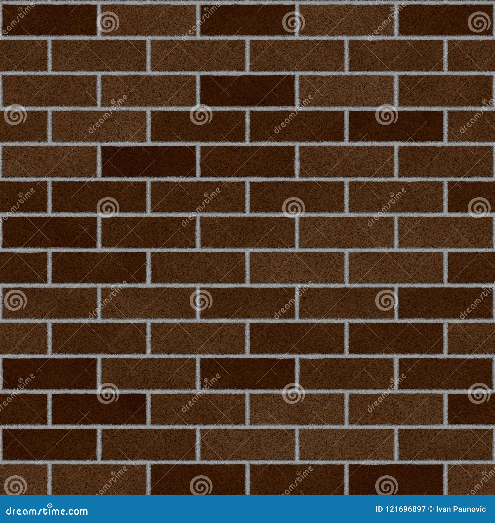 Chocolate Clay Bricks Seamless Texture Stock Illustration ...