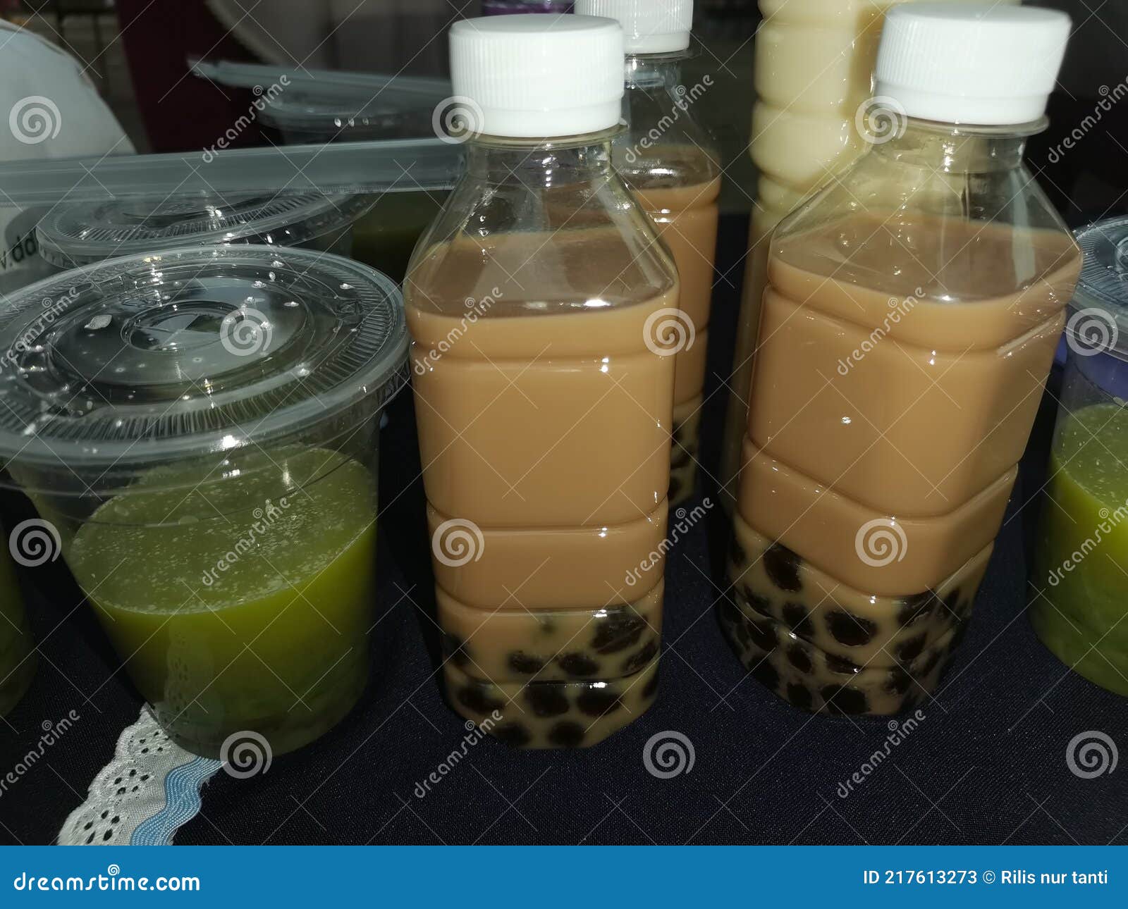 Chocolate Buble Milk Tea, Sweet and Delicious Stock Image - Image of ...