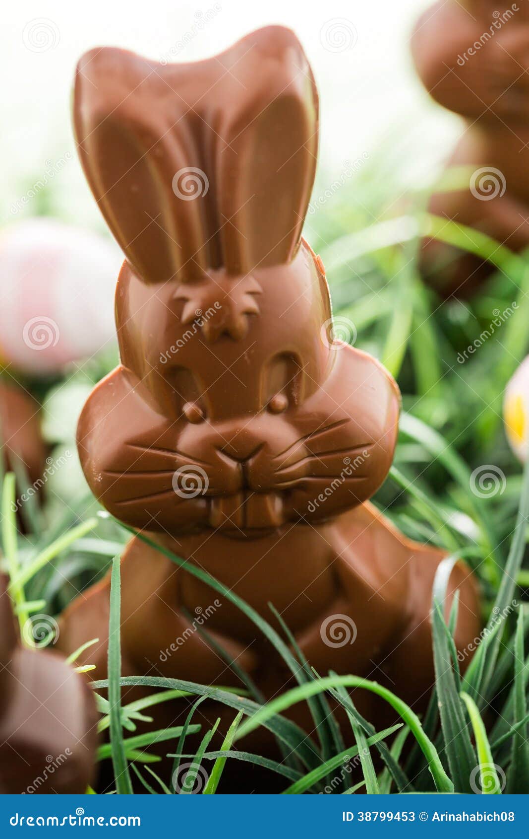 Chocolate bunnies stock image. Image of icing, indulgence - 38799453