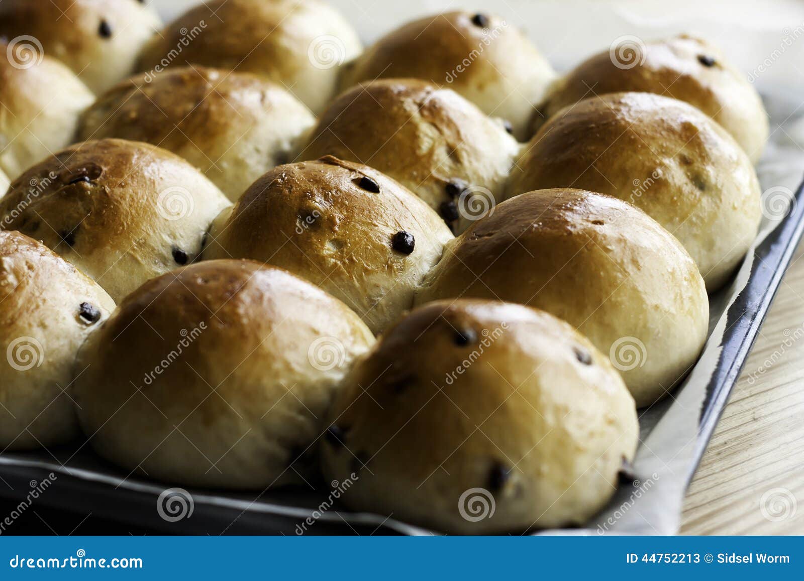 Chocolate buns stock image. Image of cocoa, buns, baking - 44752213