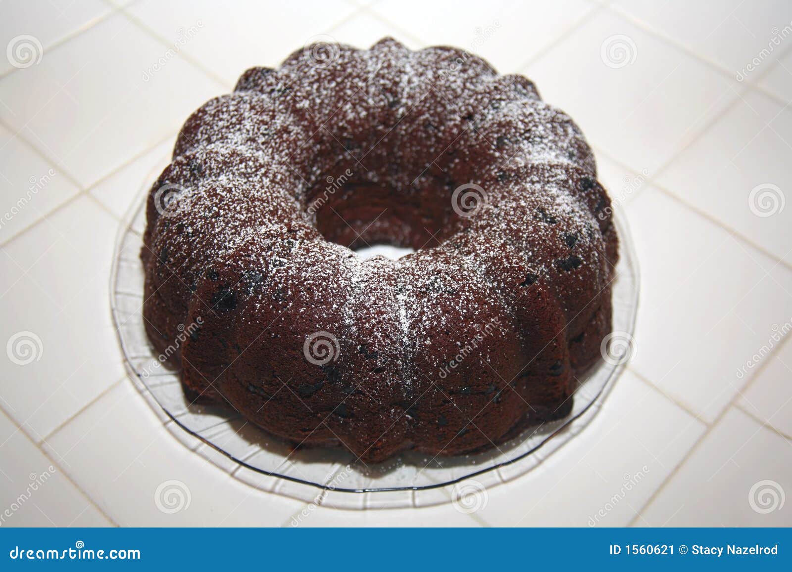 Chocolate bunt cake stock image. Image of ceramic, delicious - 1560621