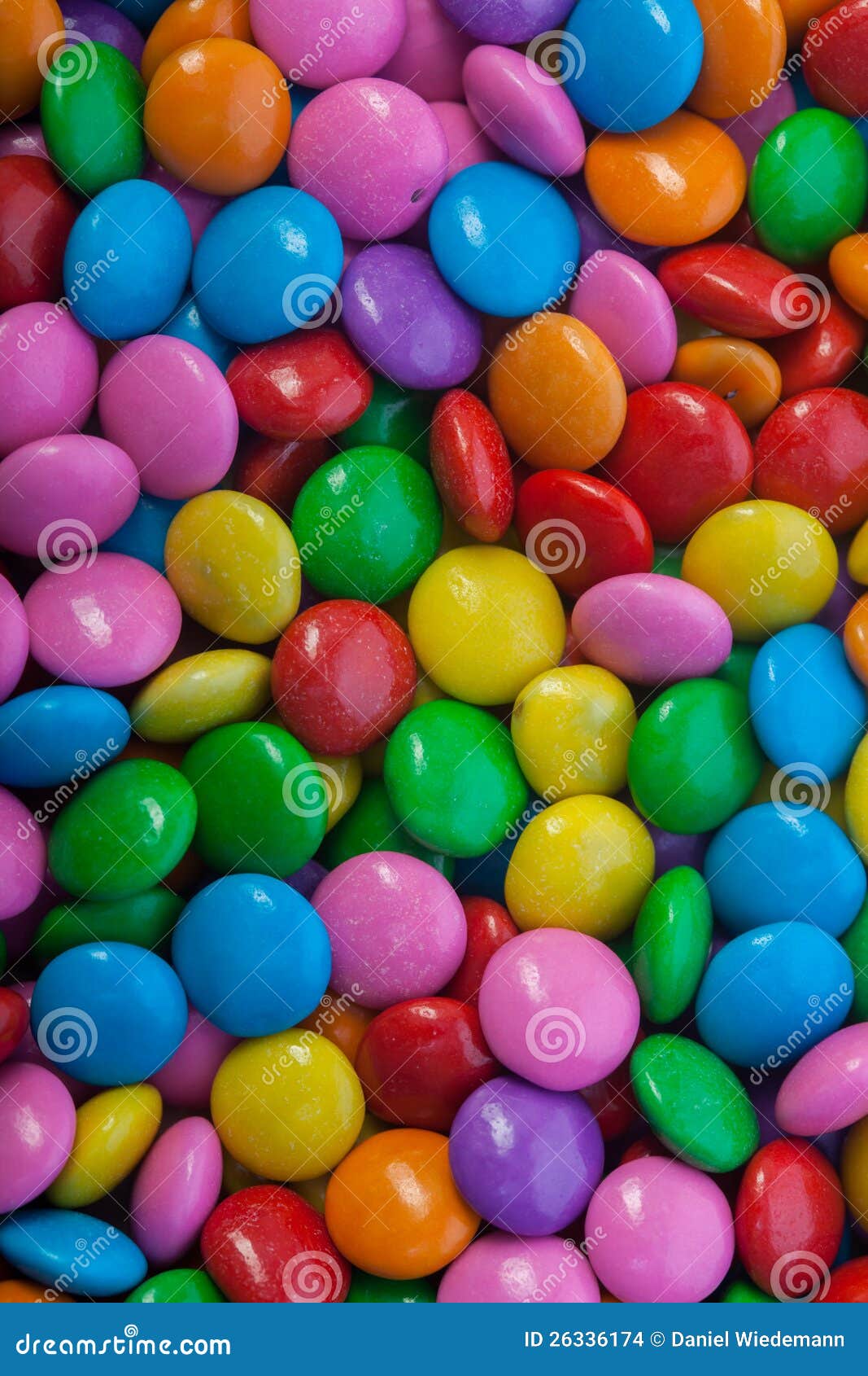 Chocolate Buttons Close-up stock photo. Image of colorful - 26336174