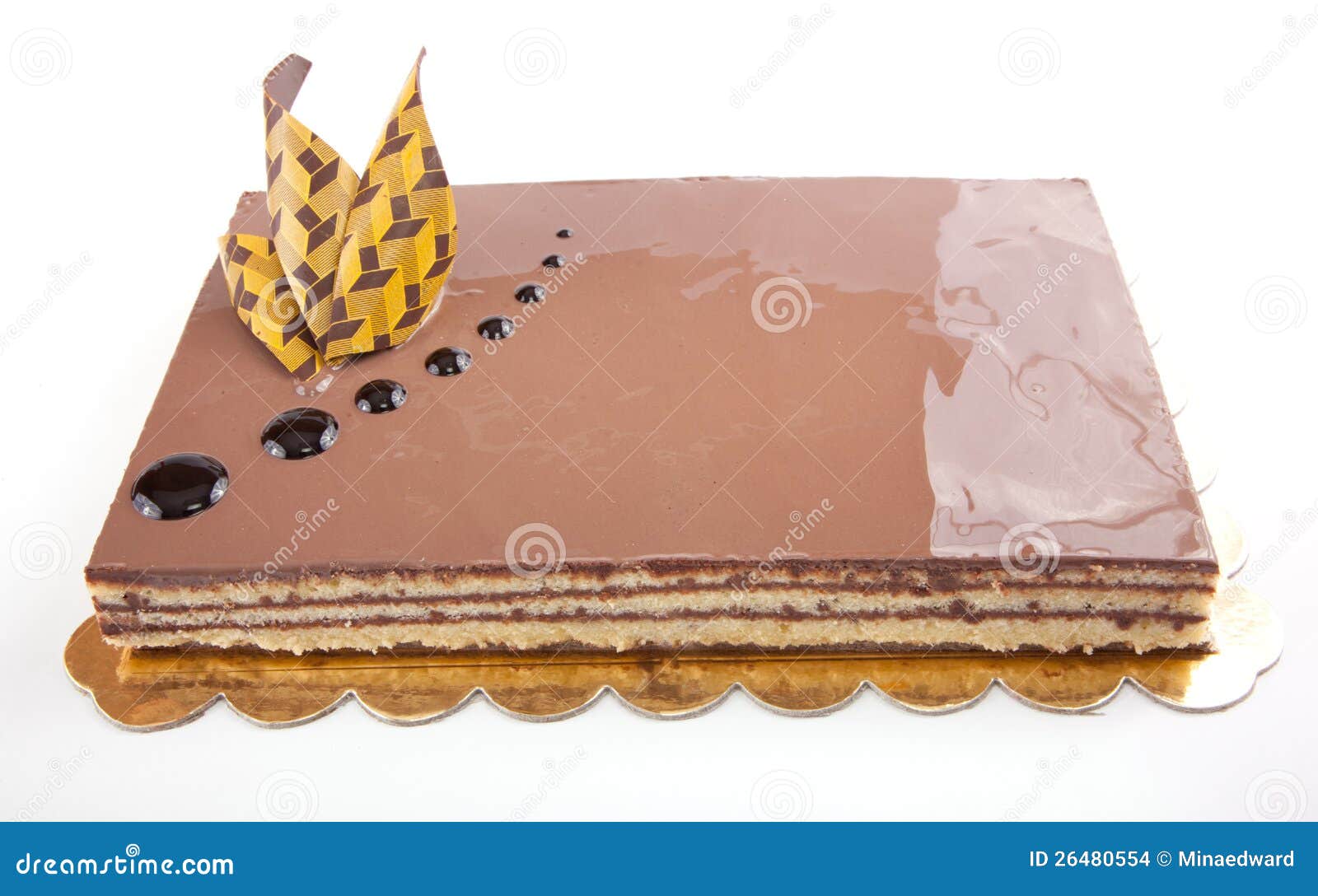 Chocolate Cack foto de archivo. Imagen de plato, indulgencia - 26480554