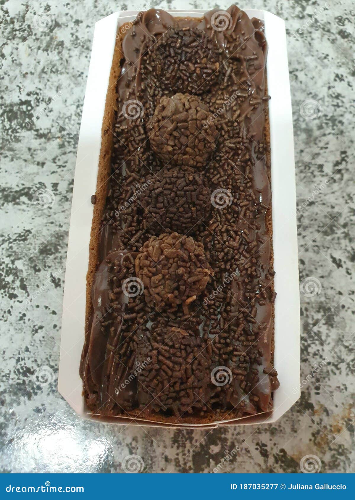 Chocolate cake box stock image. Image of iron, wood - 187035277