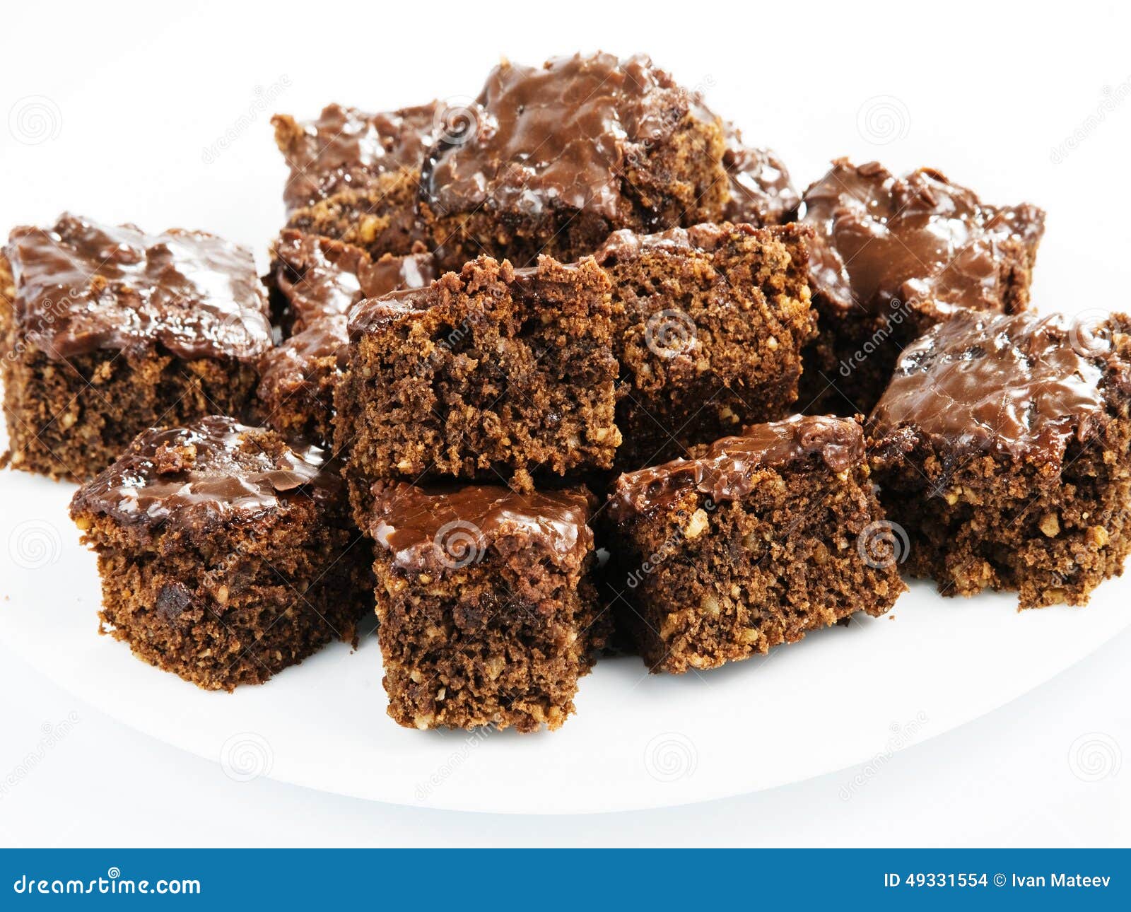 Chocolate cake stock photo. Image of baked, piece, object - 49331554