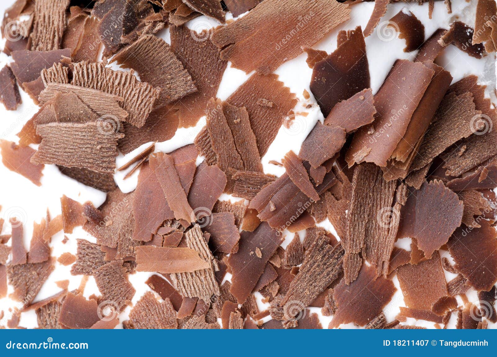 Chocolate Cake flakes stock image. Image of cake, temptation - 18211407