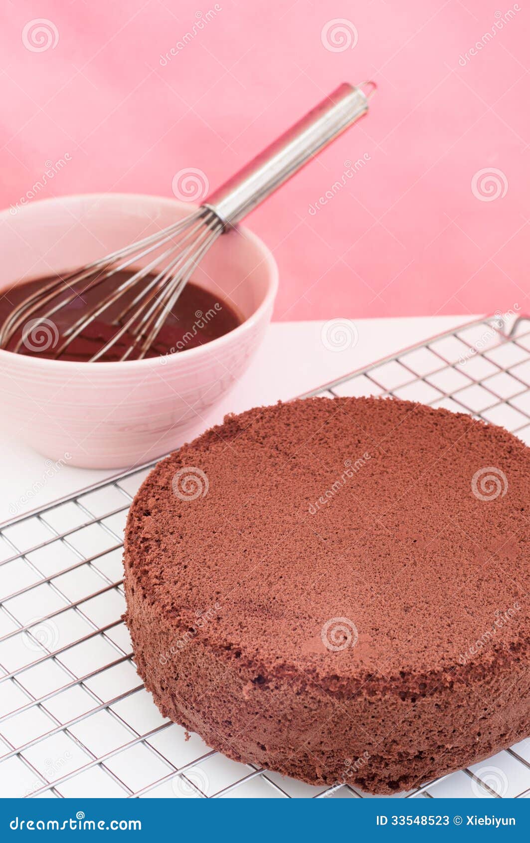 Chocolate Cake Preparation. Stock Image - Image of healthy, delicious ...