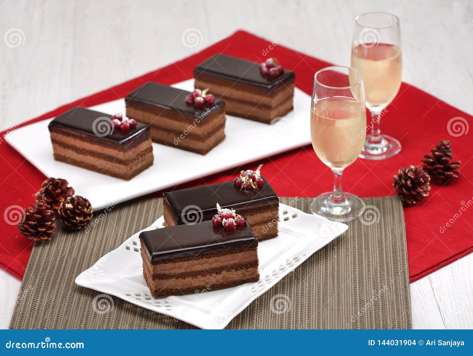 Chocolate cake slice stock photo. Image of cake, pastry - 144031904