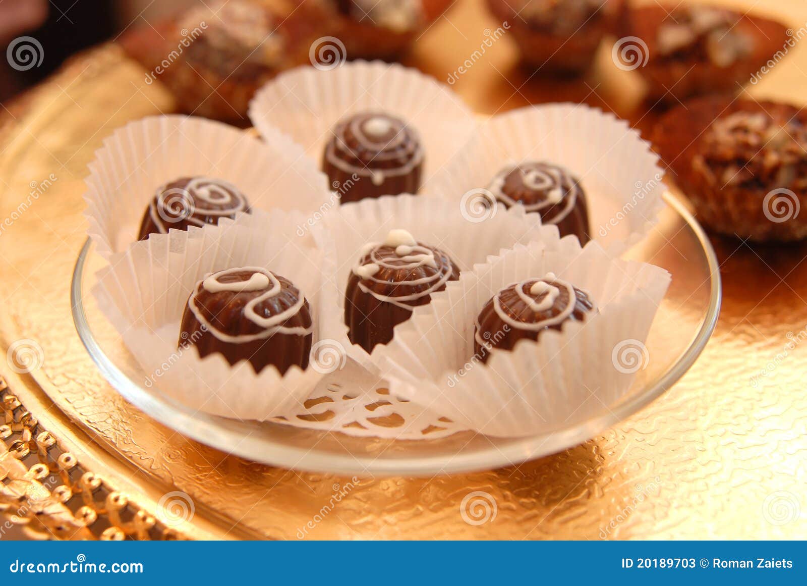 Chocolate candies stock image. Image of praline, sweet - 20189703